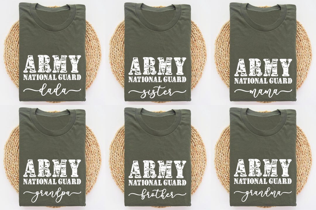 Army National Guard Family Shirts, Proud Army Shirt, Army Shirt, Army ...