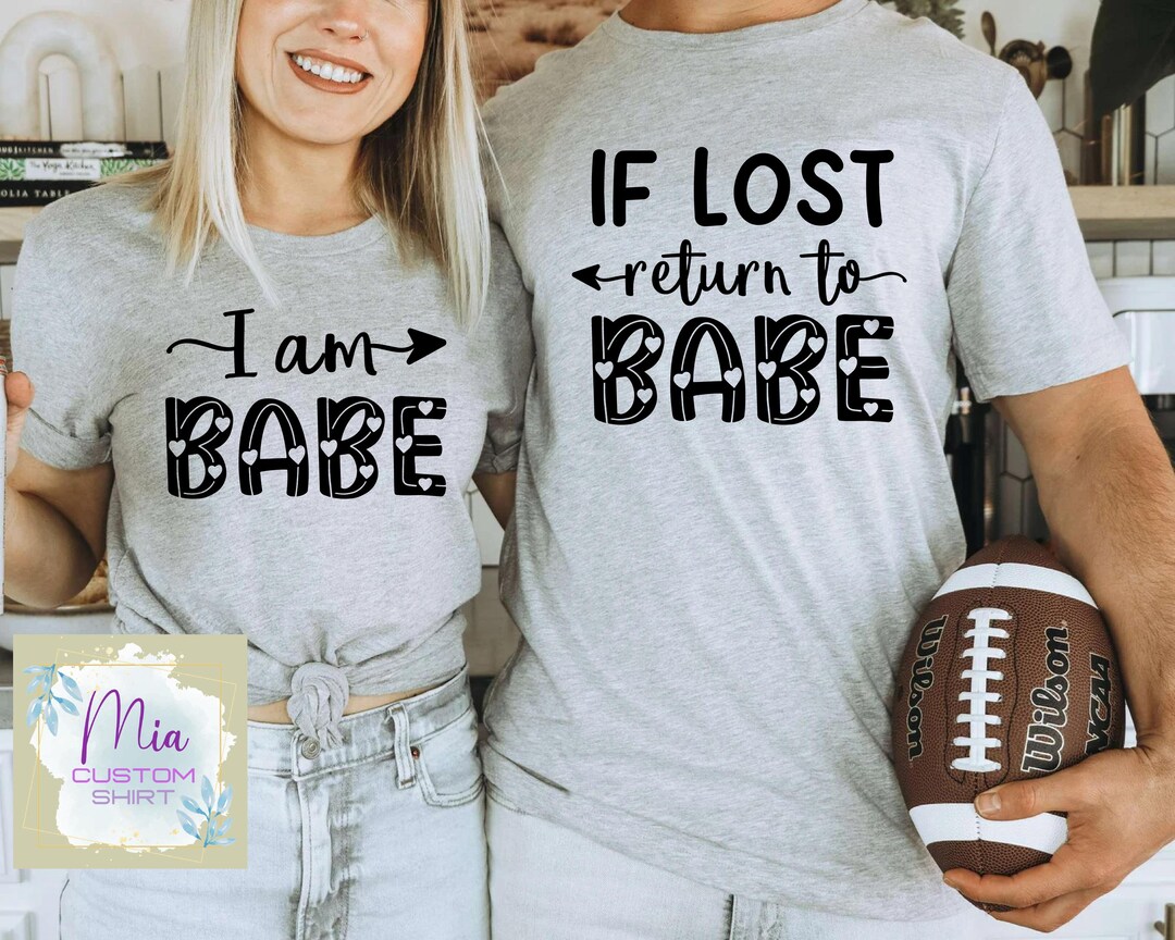 If Lost Return to Shirt, Custom Name Couple Shirts, Couple Valentines ...