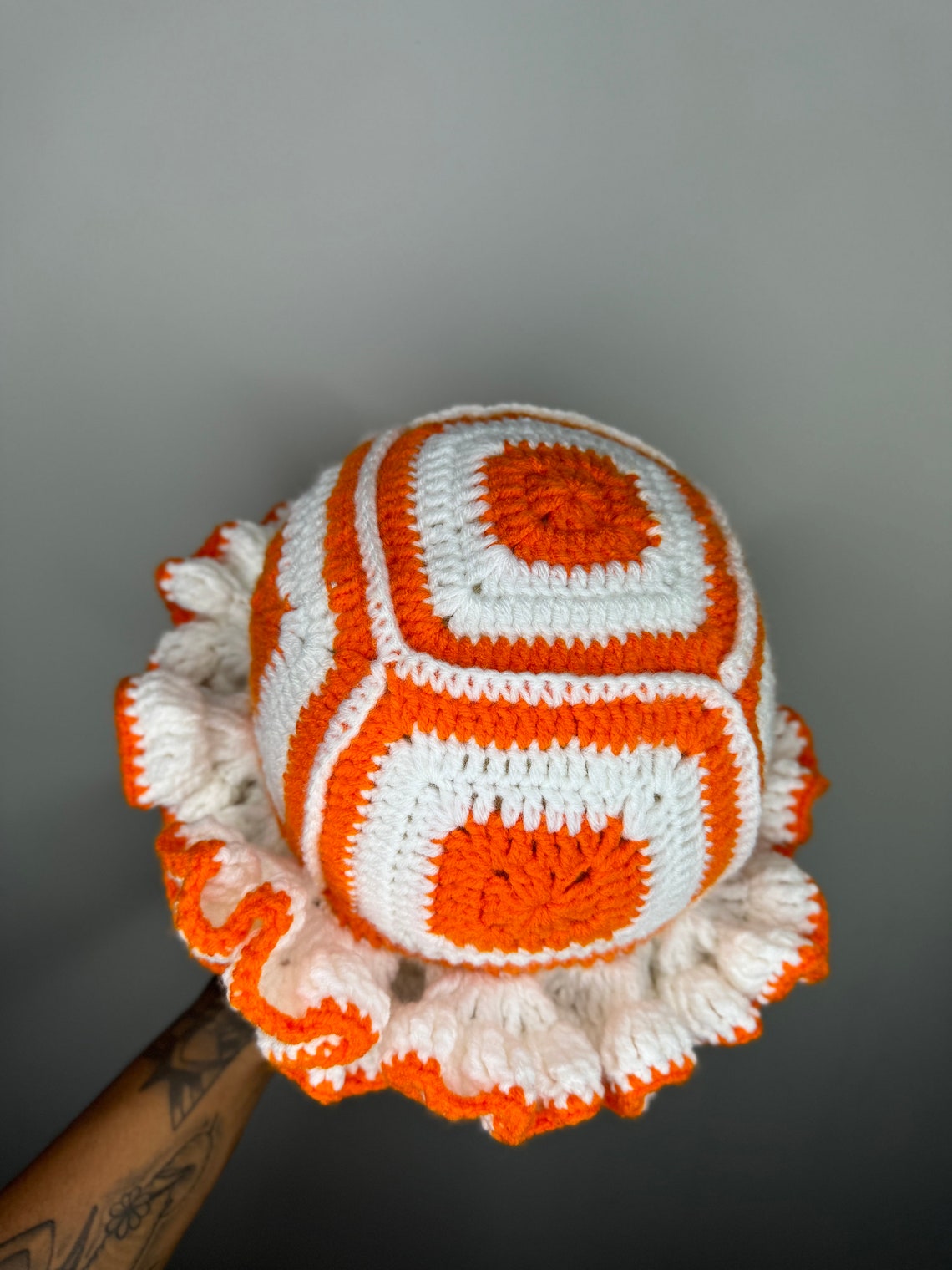 Crochet Ruffled Bucket Hat - Etsy