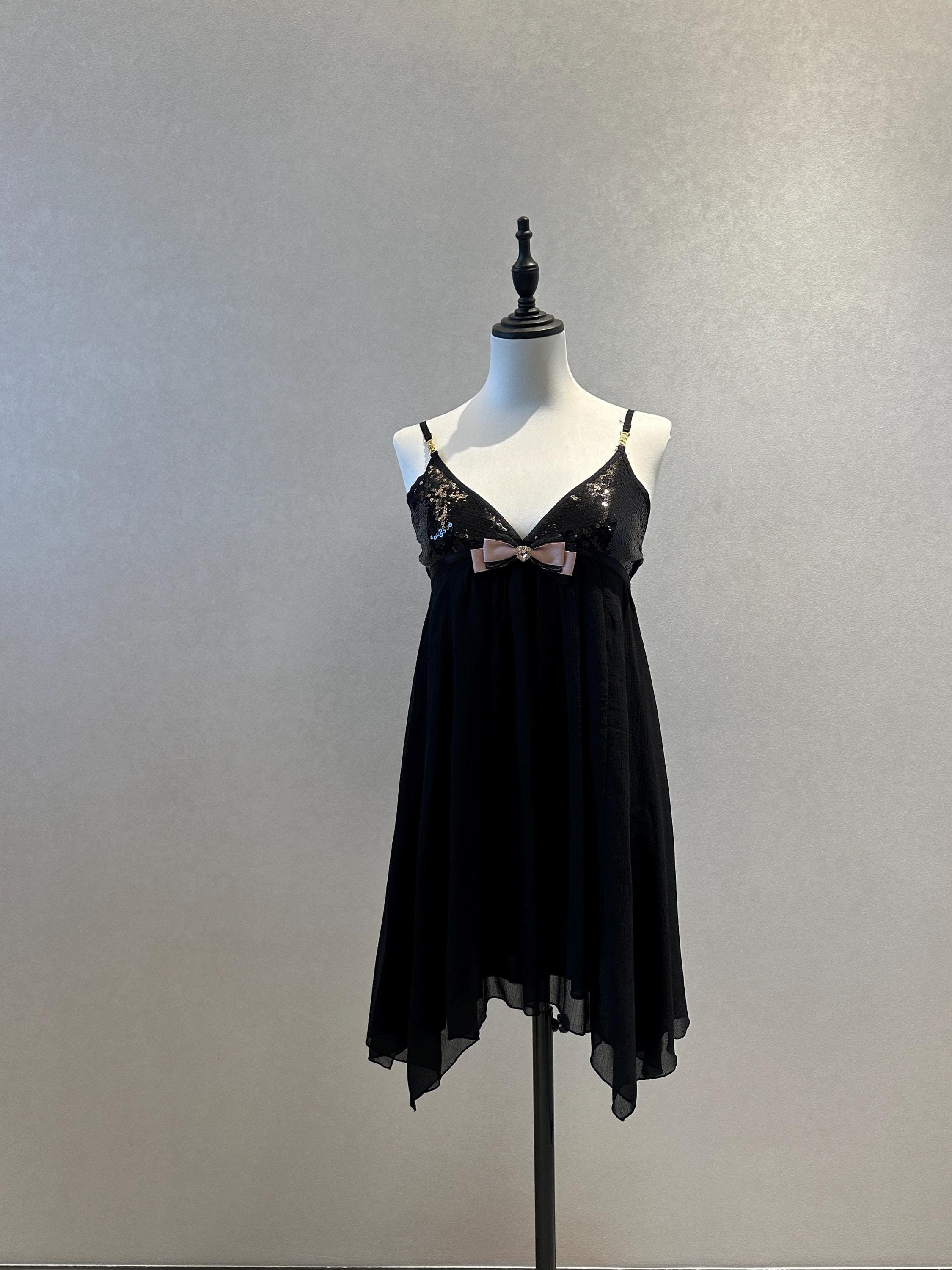 Japanese Brand Women's Black Mini Dress Top - Etsy