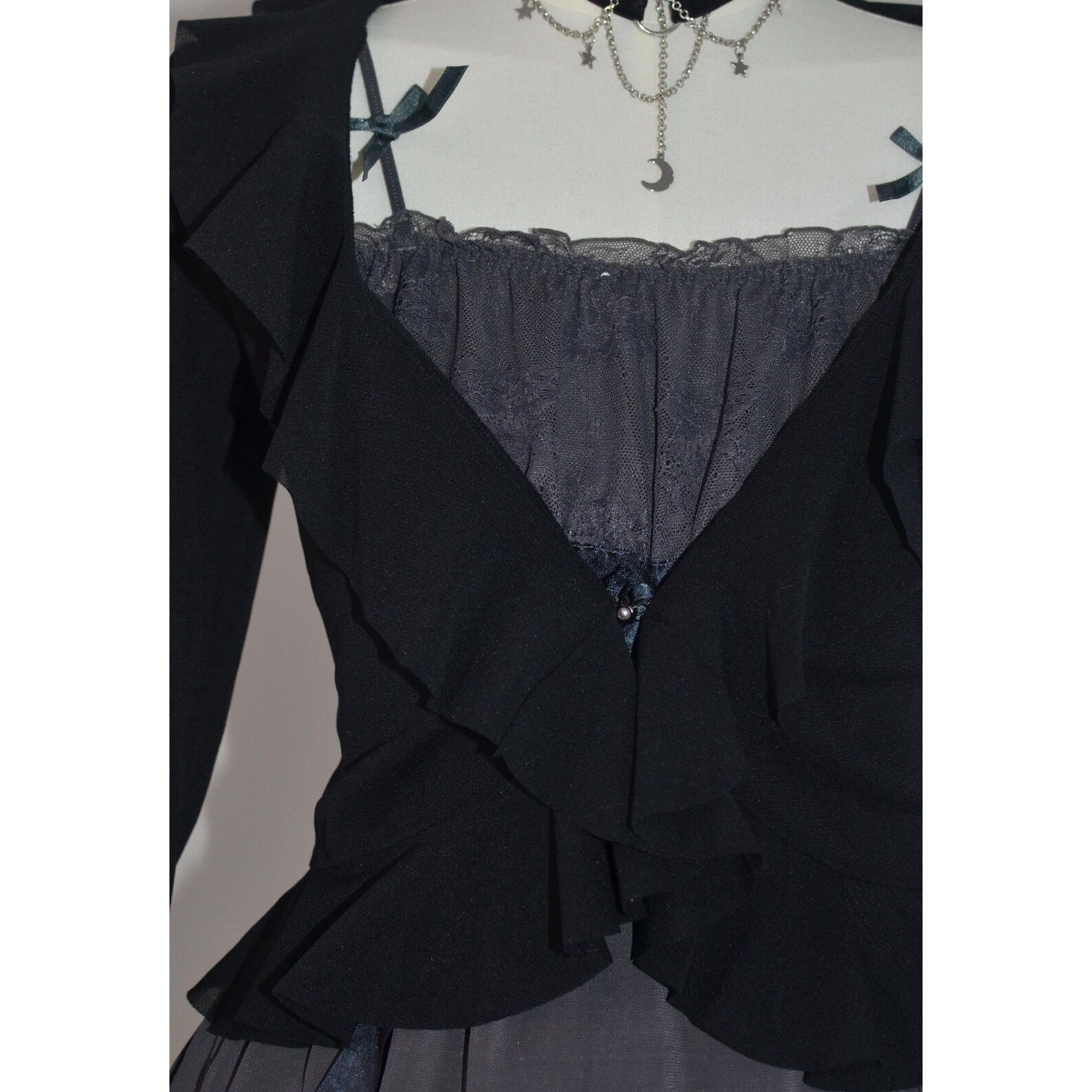 Japanese Brand Black Women's Shrug Vintage Size Xs/s - Etsy