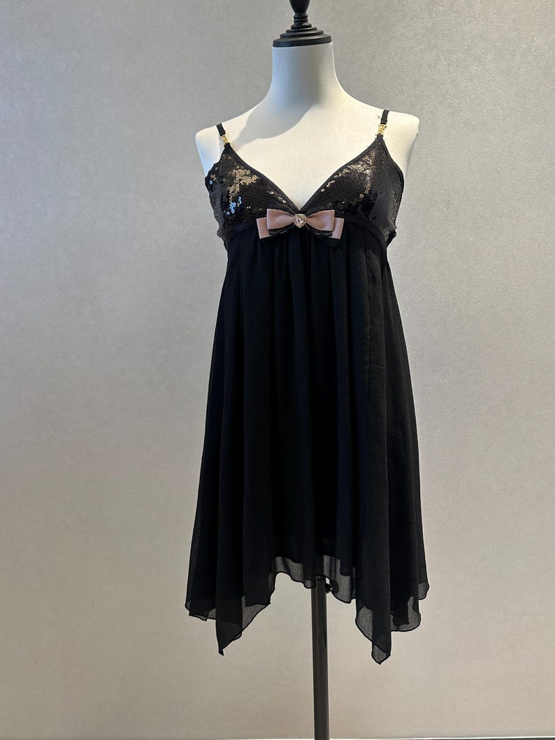 Japanese Brand Women's Black Mini Dress Top - Etsy