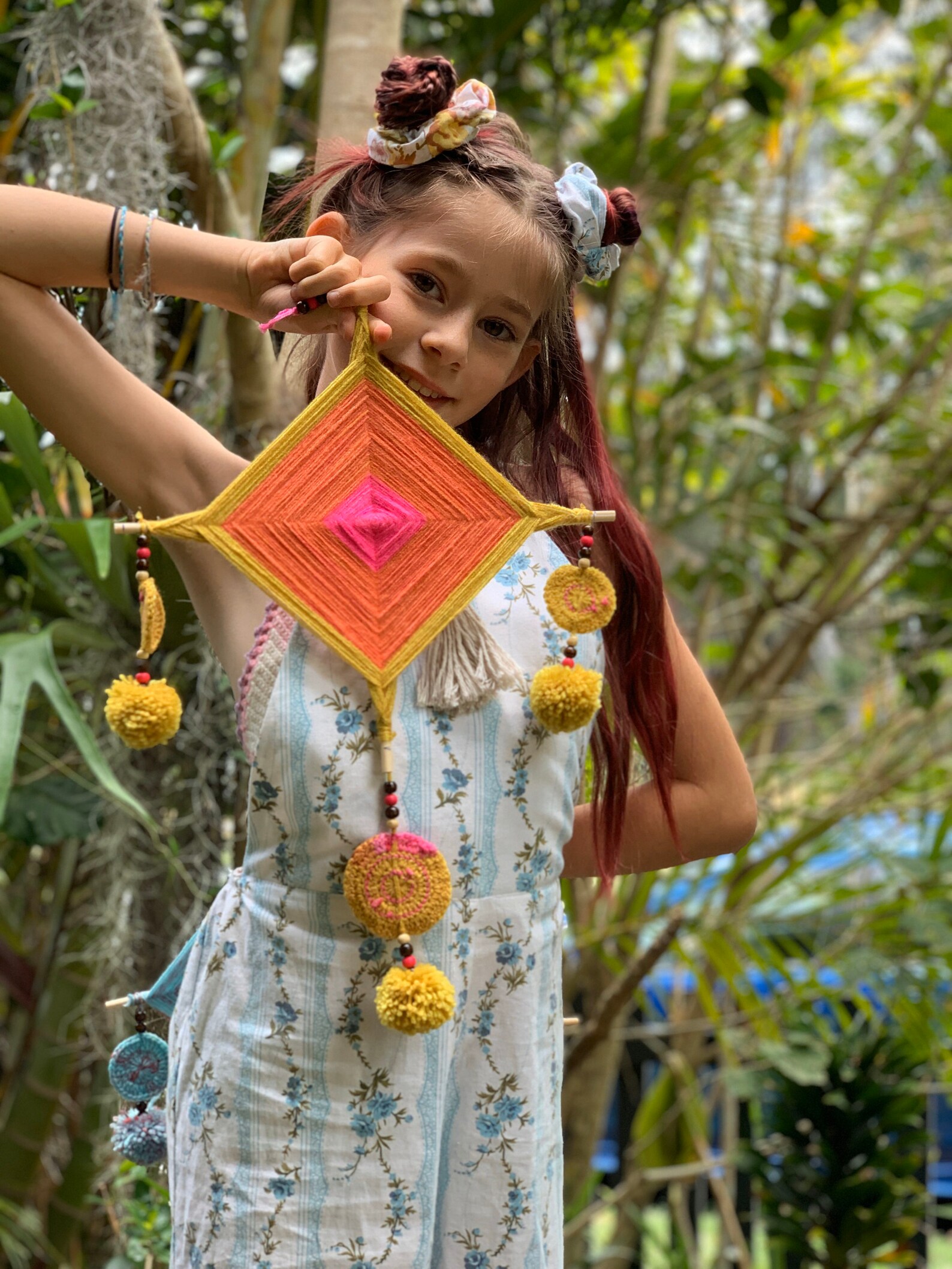 CUSTOM Be Brave Crochet Wall Hanging - Ojos De Dios, Selective Mutism ...