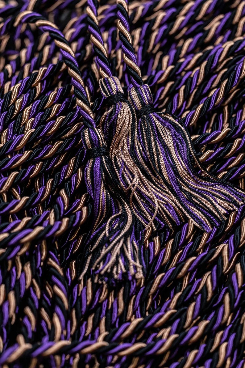 Purple, Beige Drab, Black Graduation Cords Honor Cords !!!NEED MORE ...