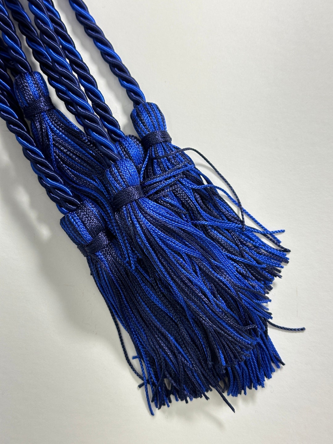 Back Order - Navy Blue and Royal Blue Graduation Cords Honor Cords ...