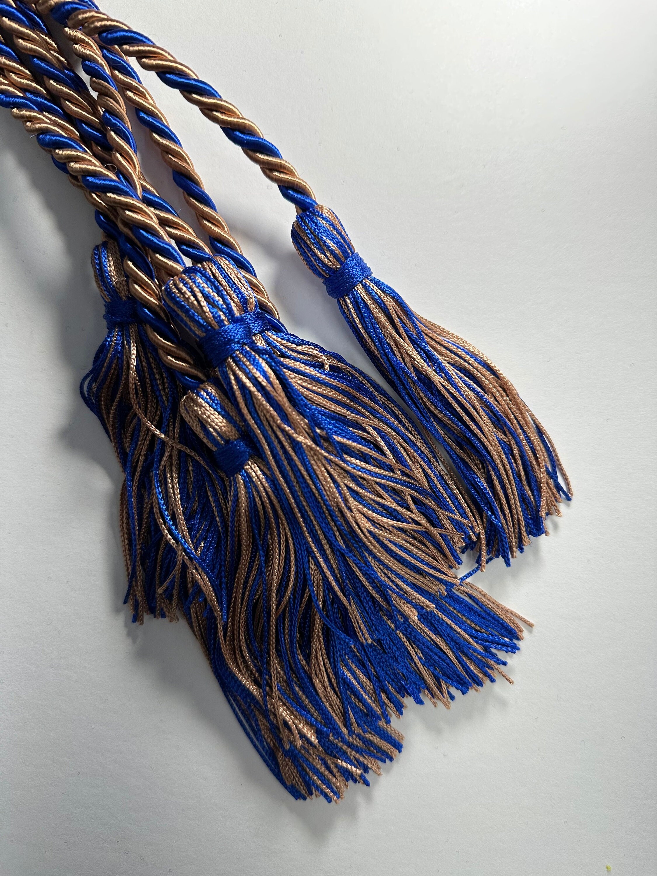 Beige Brown, Royal Blue Graduation Cord Honor Cords Twisted Cord, Silk ...