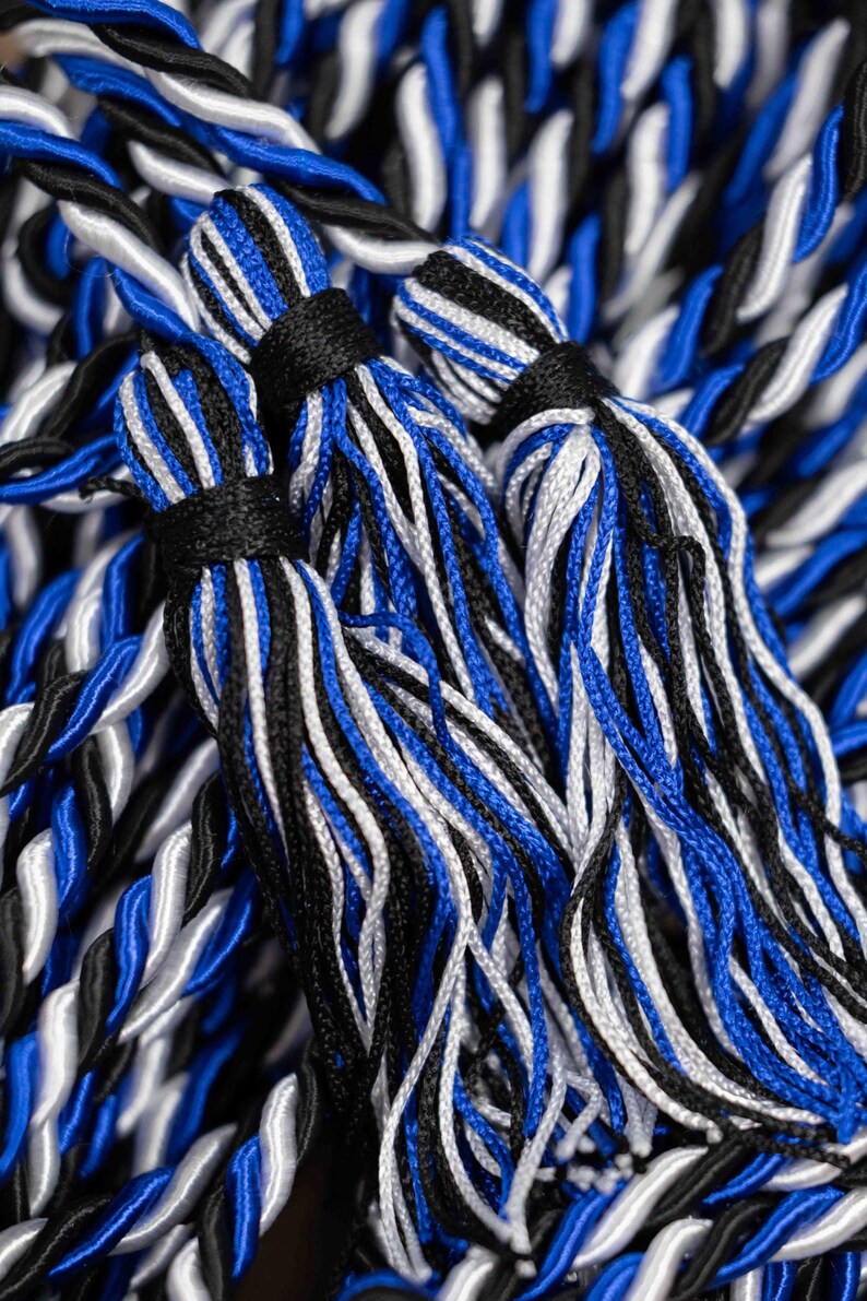 Black, Royal Blue, White Graduation Cord, Honor Cord, NEED MORE Than 1 ...