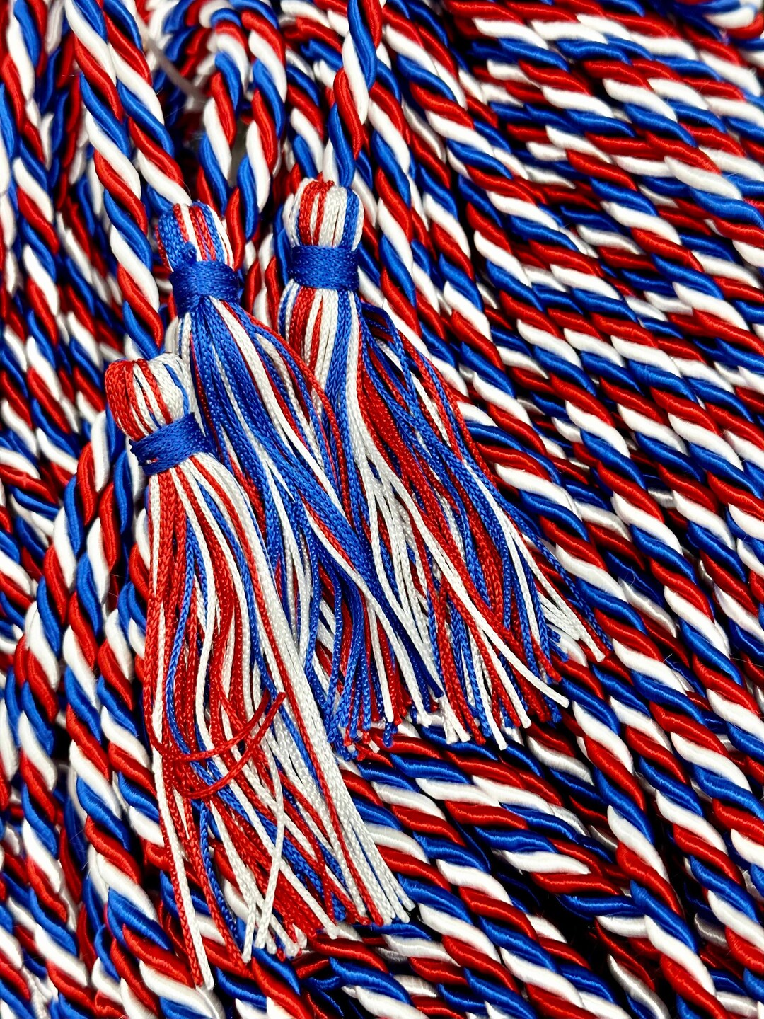 Red, White, Royal Blue American Flag Graduation Cords Honor Cords ...