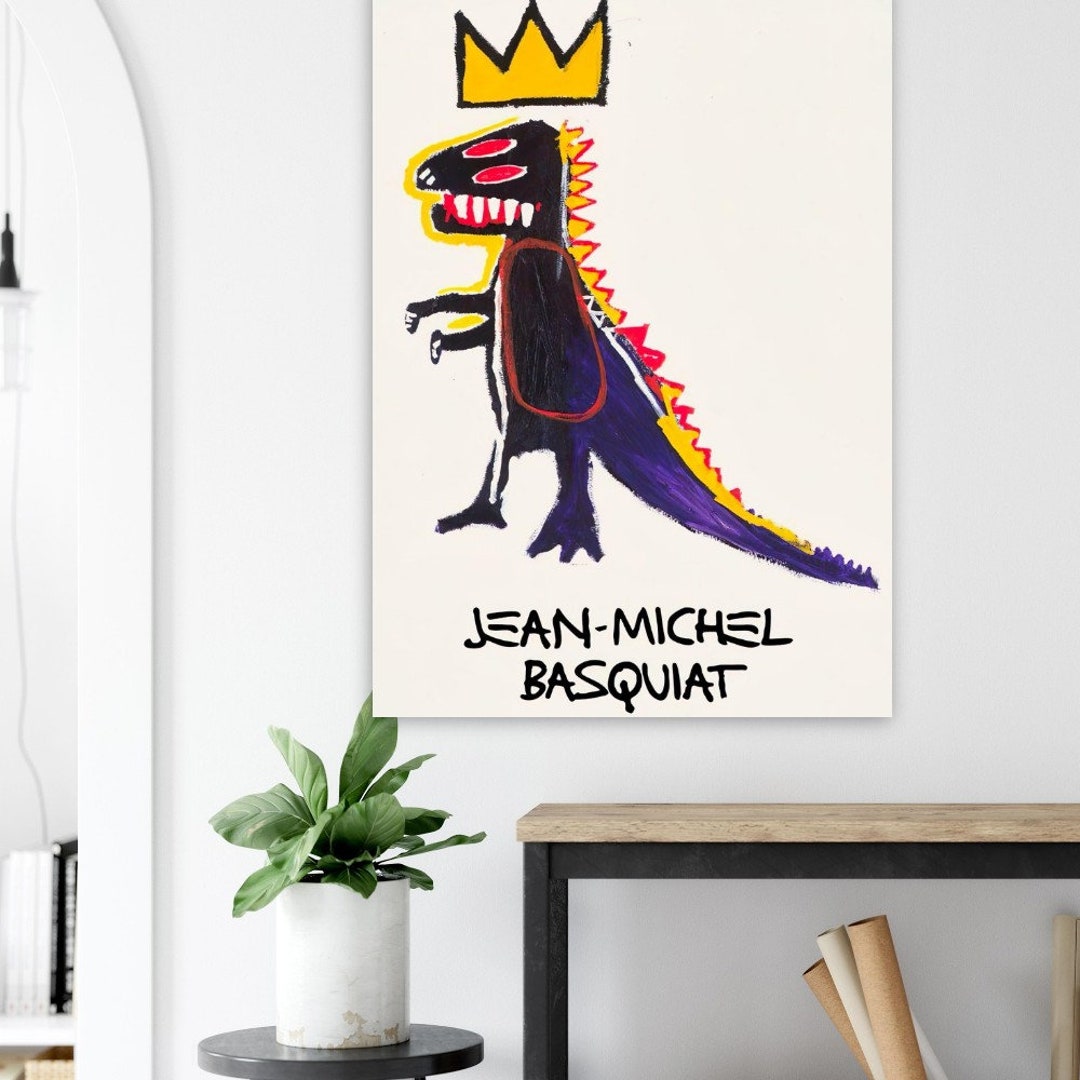 Poster Dinosaur Jean-michel Basquiat - Etsy