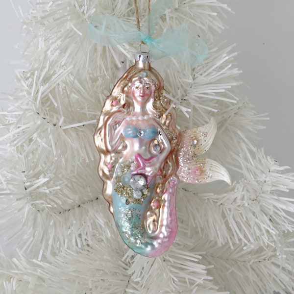 Mermaid Ornament - Etsy