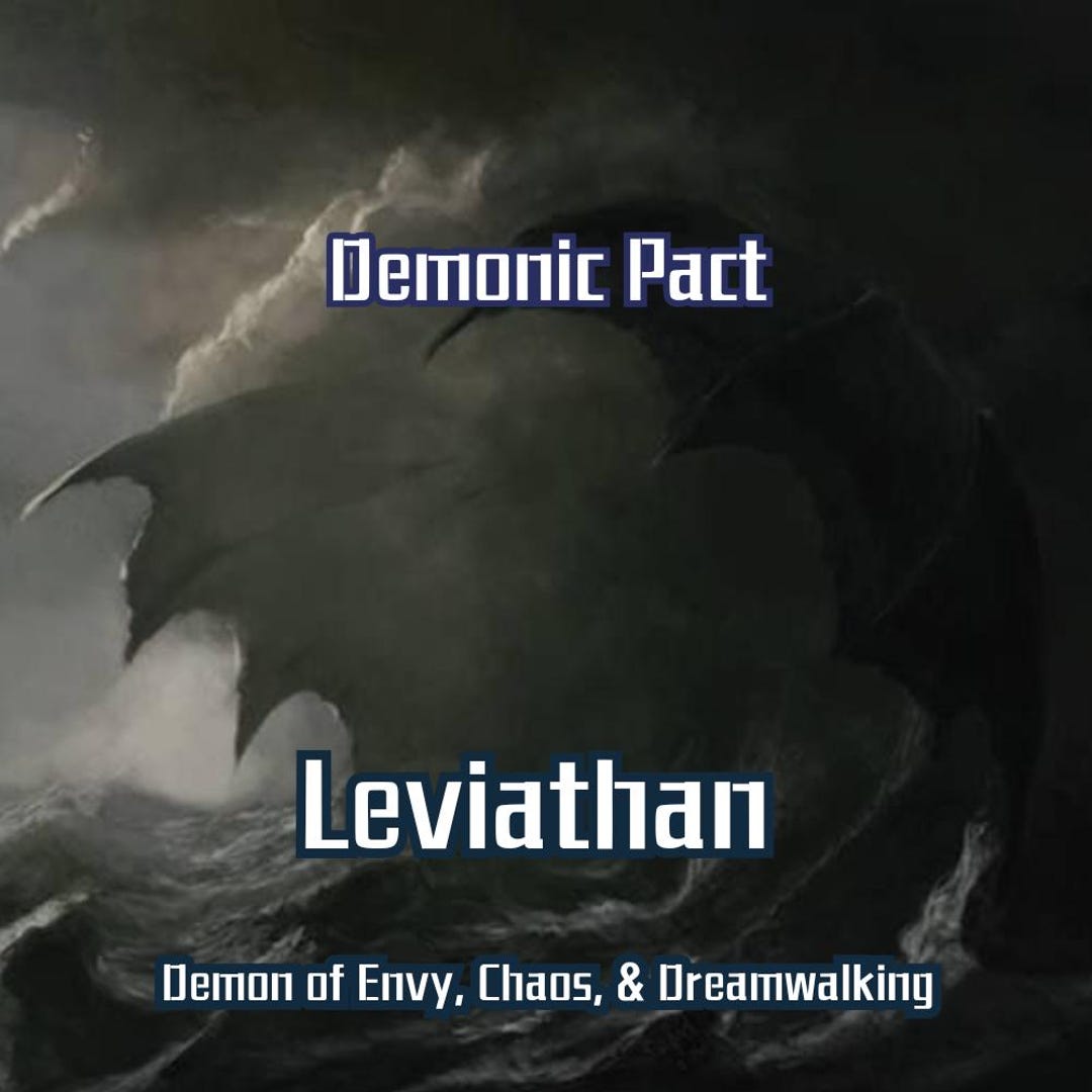 Demonic Pact Pact Sigil Leviathan Envy, Chaos, Chaos Magick ...