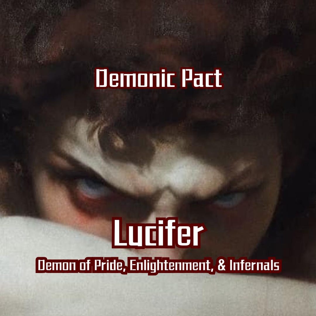 Demonic Pact Pact Sigil Lucifer Demon of Pride, Enlightenment ...