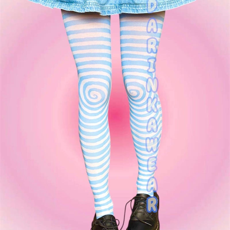 Medias azul claro - Etsy México