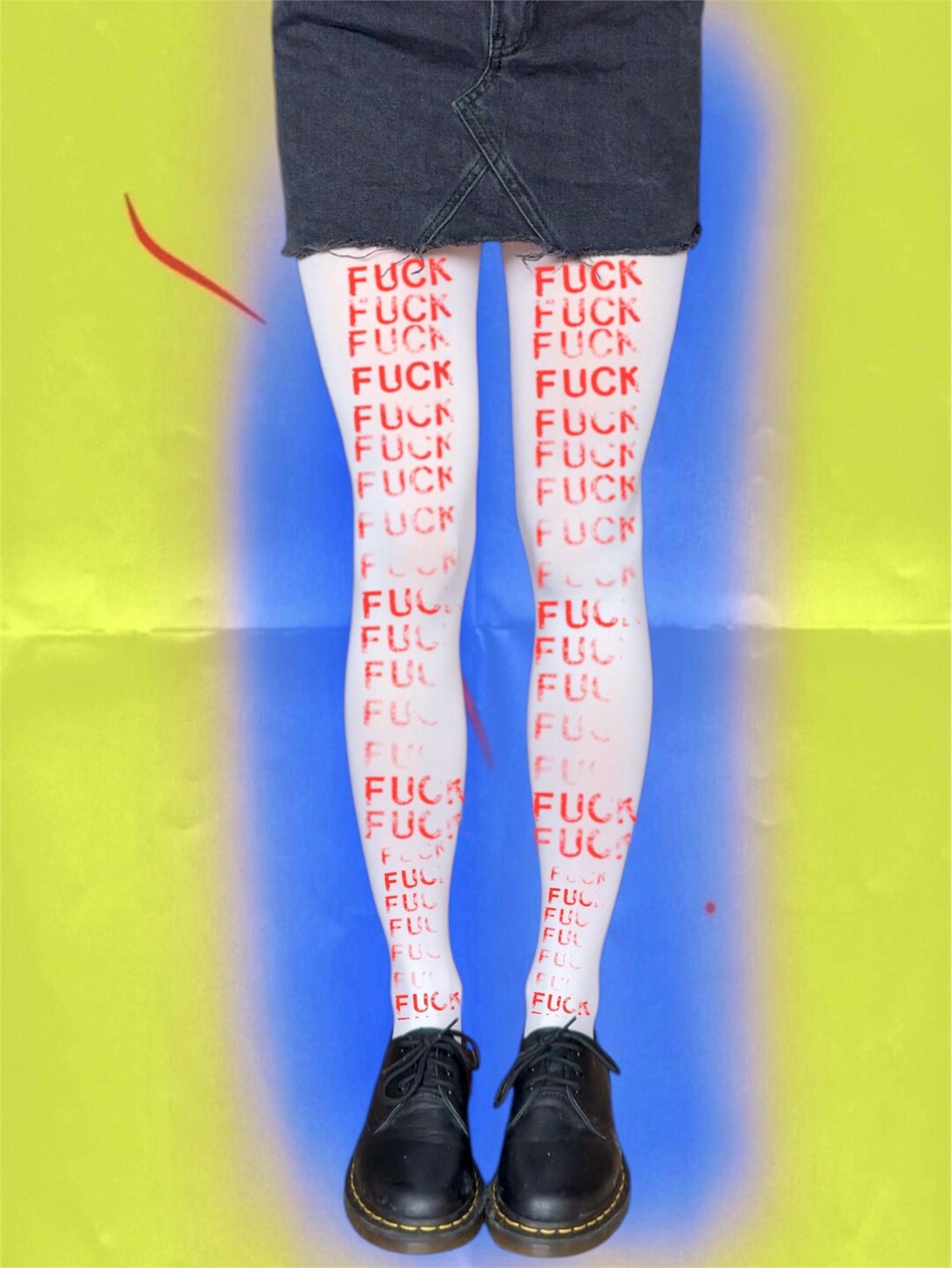 Unfilteredbold Statement Tights Rebellious, Edgy, Alternative - Etsy