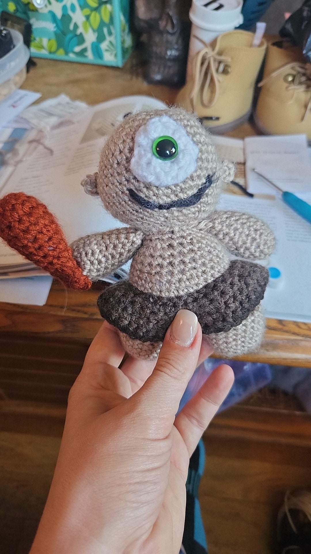 Chibi Crochet Cryptid Cyclops - Etsy