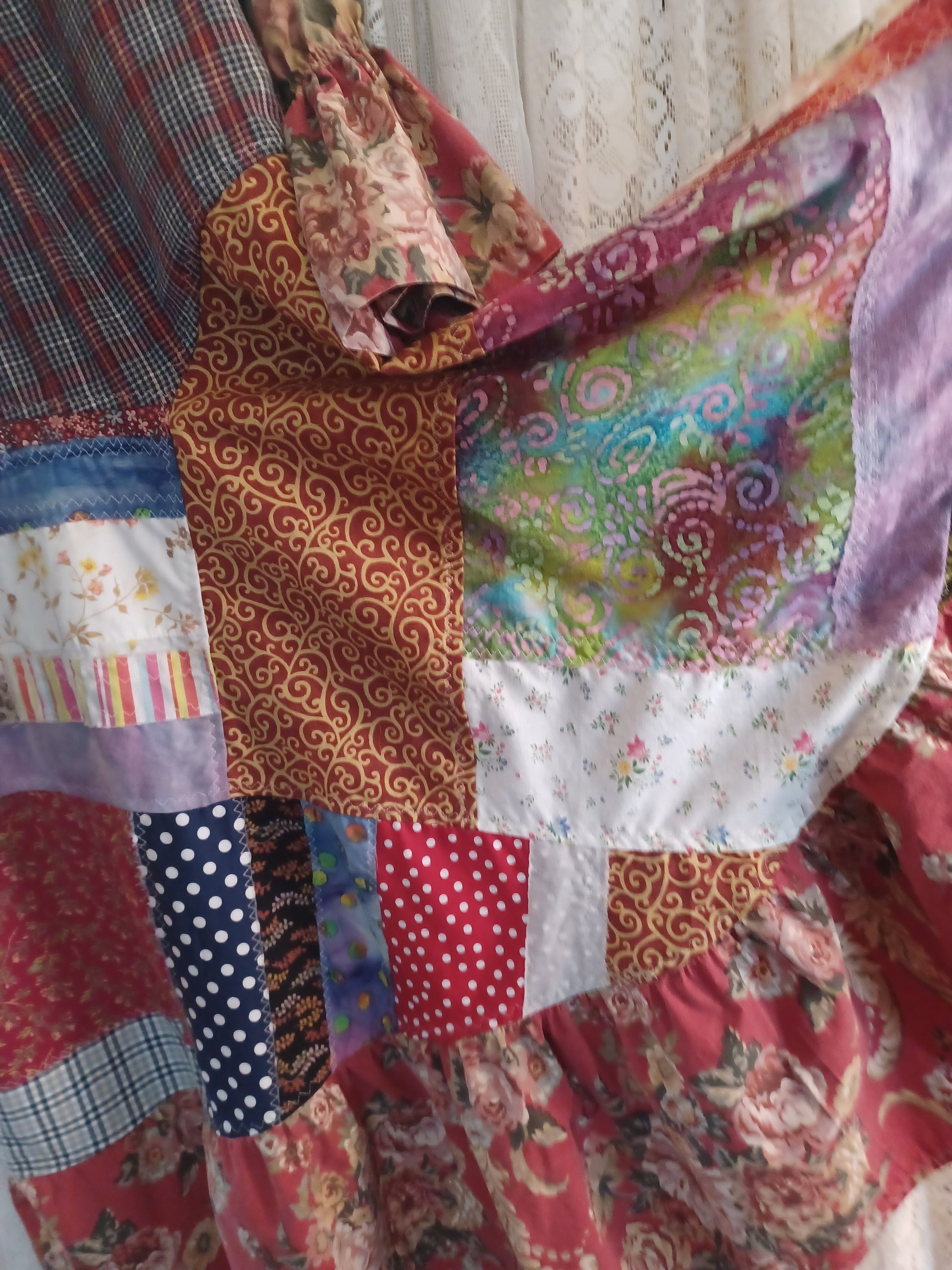 Upcycled, Ultimate Patchwork, Unique, Hand Made, Dress, Made From ...