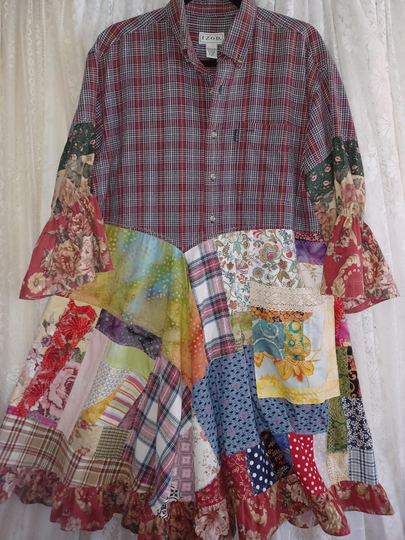 Upcycled, Ultimate Patchwork, Unique, Hand Made, Dress, Made From ...