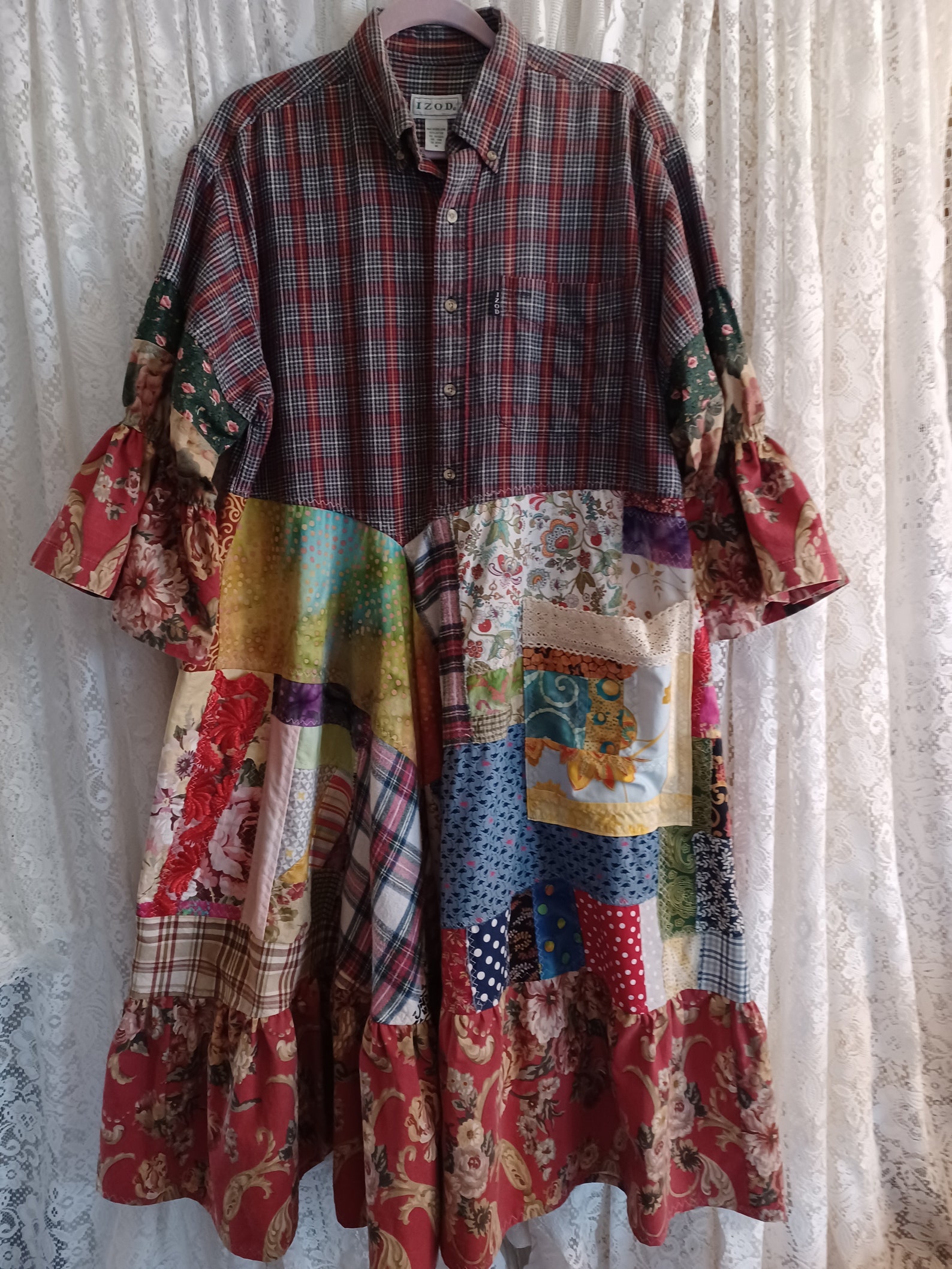 Upcycled, Ultimate Patchwork, Unique, Hand Made, Dress, Made From ...