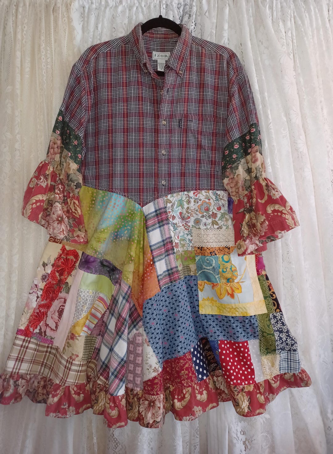Upcycled, Ultimate Patchwork, Unique, Hand Made, Dress, Made From ...