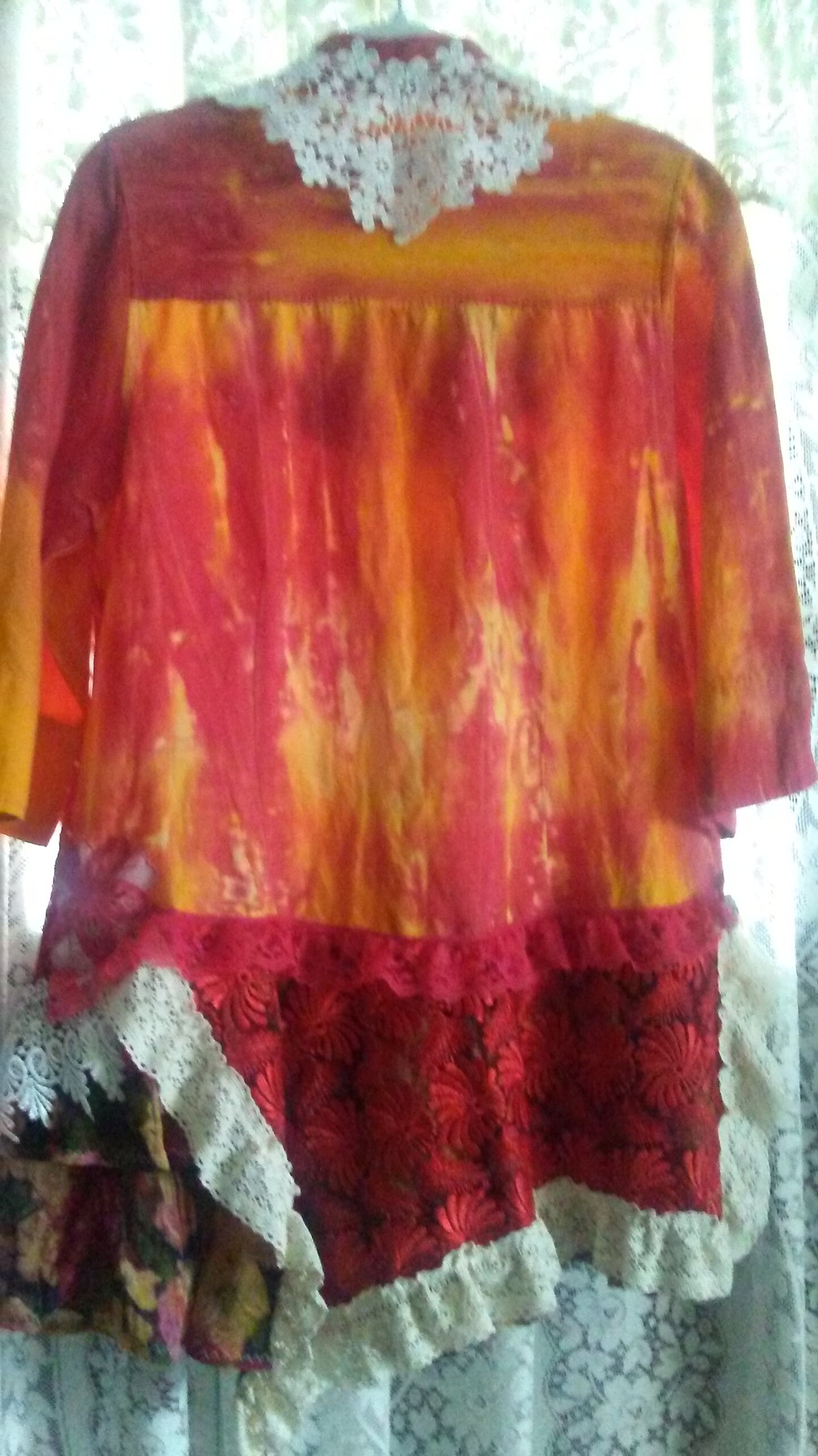 Altered Boho Couture Floral Asymmetrical Valentine's | Etsy