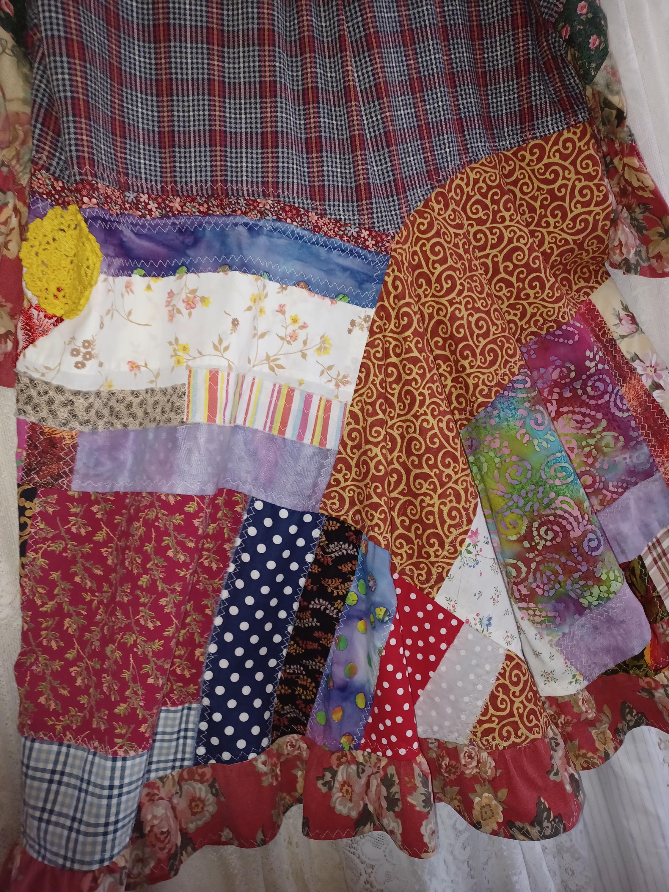 Upcycled, Ultimate Patchwork, Unique, Hand Made, Dress, Made From ...