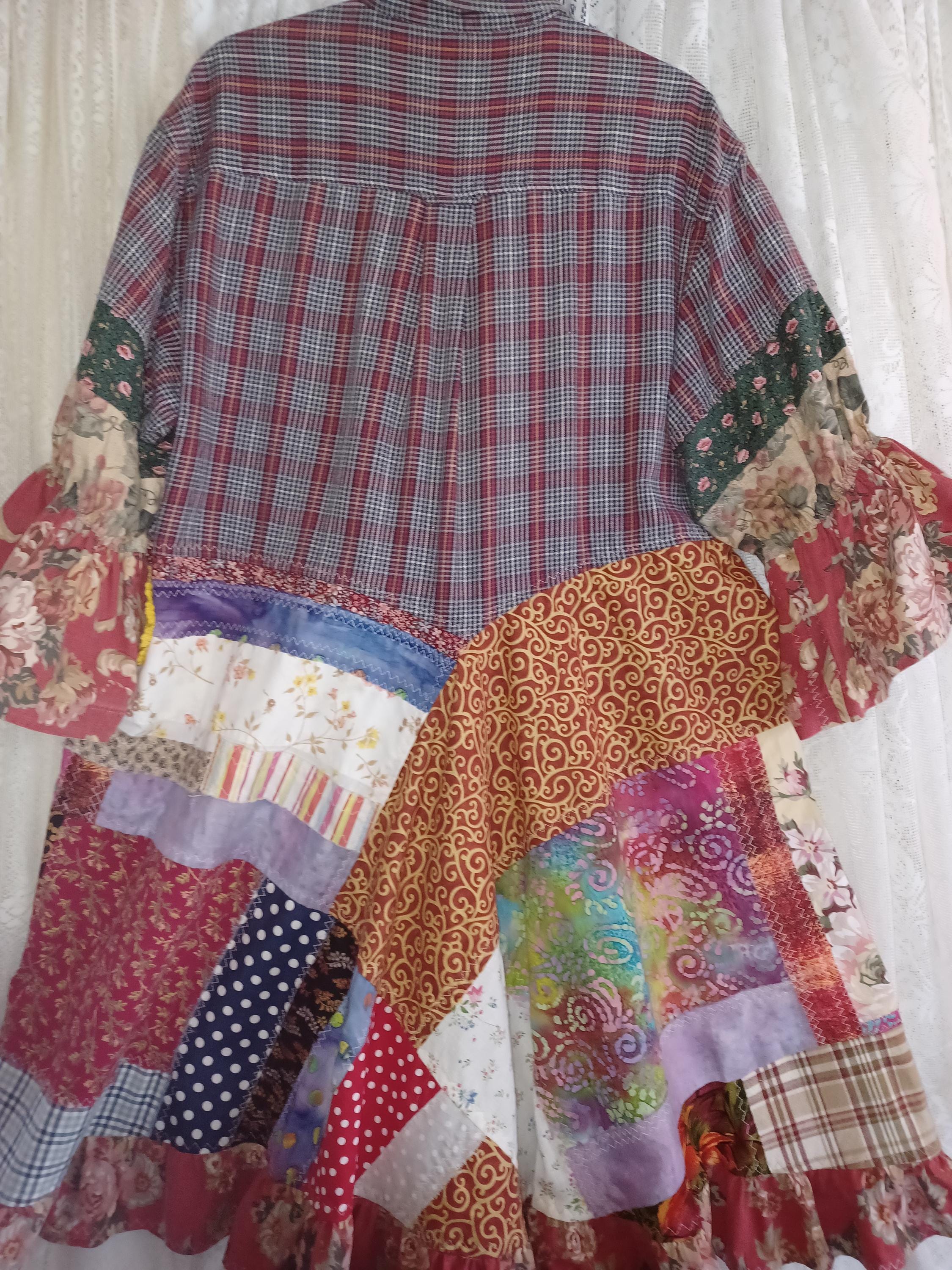 Upcycled, Ultimate Patchwork, Unique, Hand Made, Dress, Made From ...