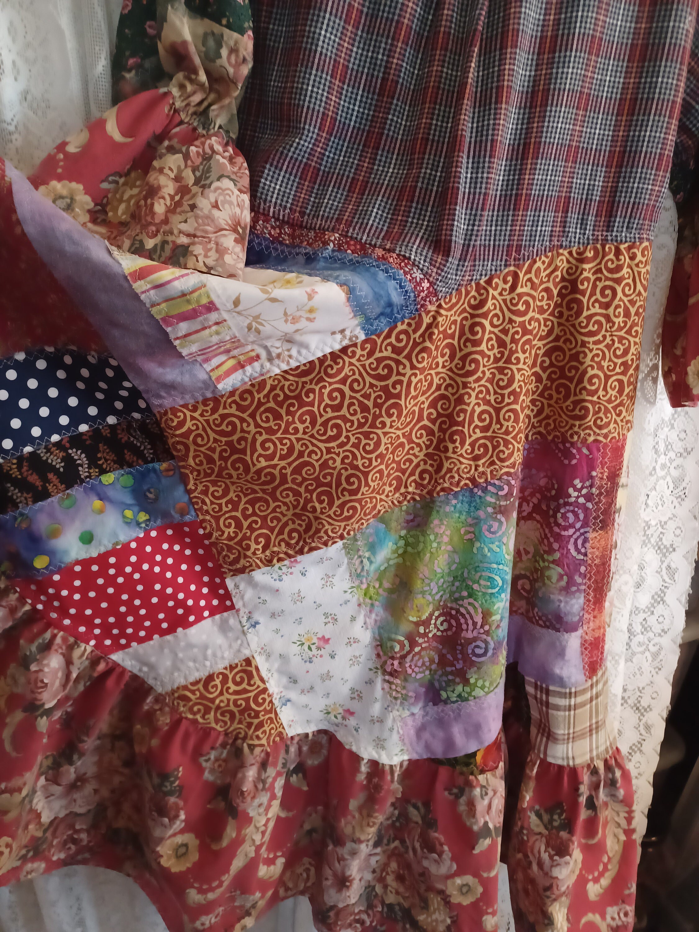 Upcycled, Ultimate Patchwork, Unique, Hand Made, Dress, Made From ...