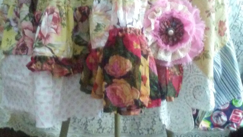 Altered Couture, Art to Wear, Ornate, Floral, Patchwork Dress - Etsy