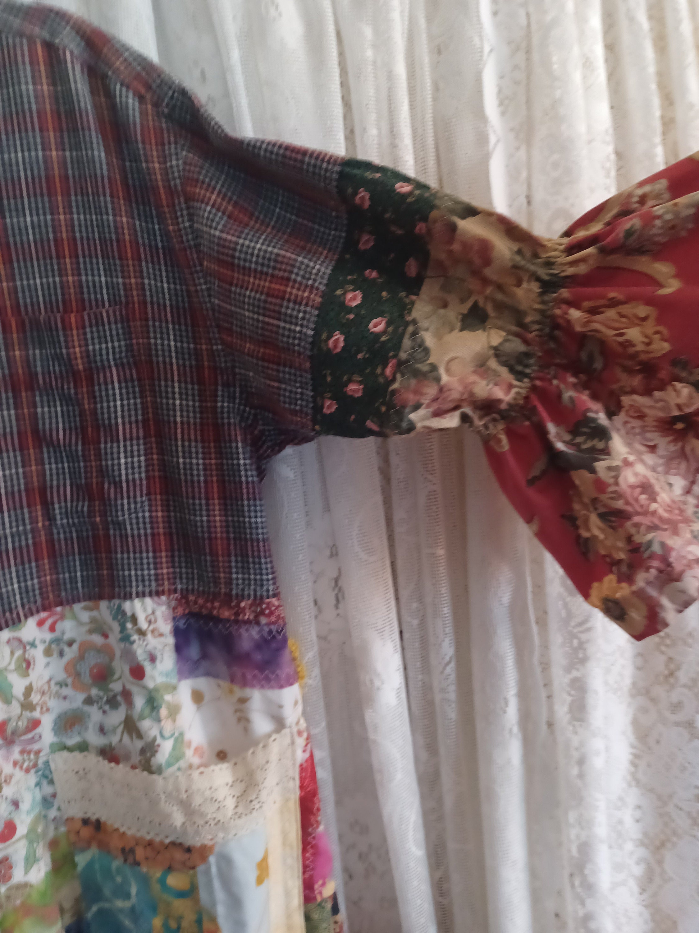 Upcycled, Ultimate Patchwork, Unique, Hand Made, Dress, Made From ...