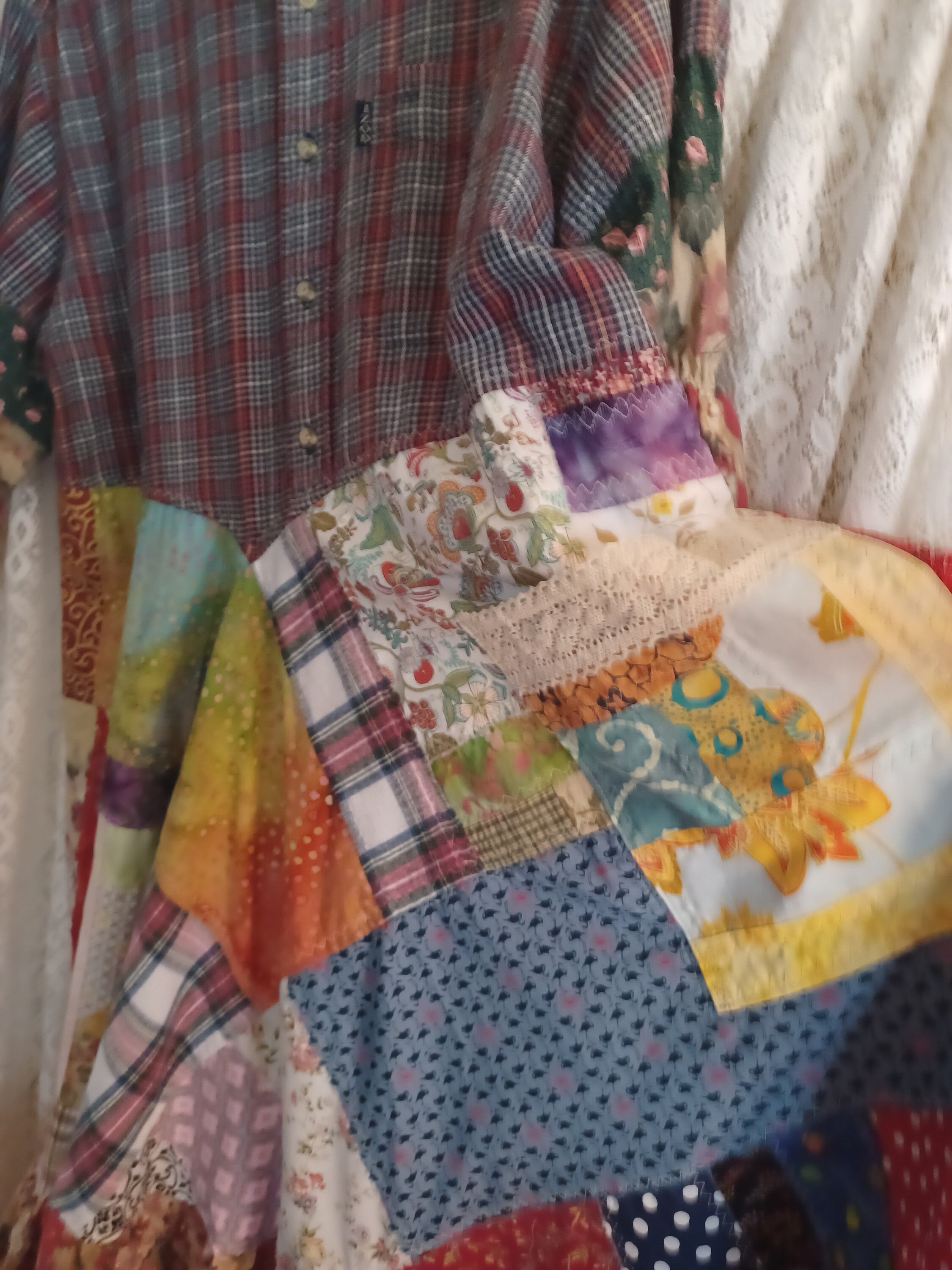 Upcycled, Ultimate Patchwork, Unique, Hand Made, Dress, Made From ...