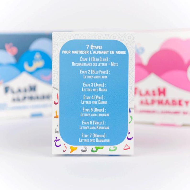 Arabic Alphabet Flash Cards - Learn While Having Fun - Etsy
