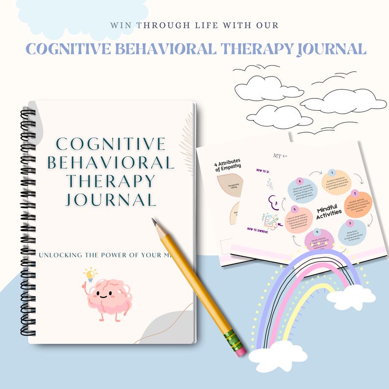 CBT Journal for Kids & Teens | Printable PDF for Emotional Regulation ...