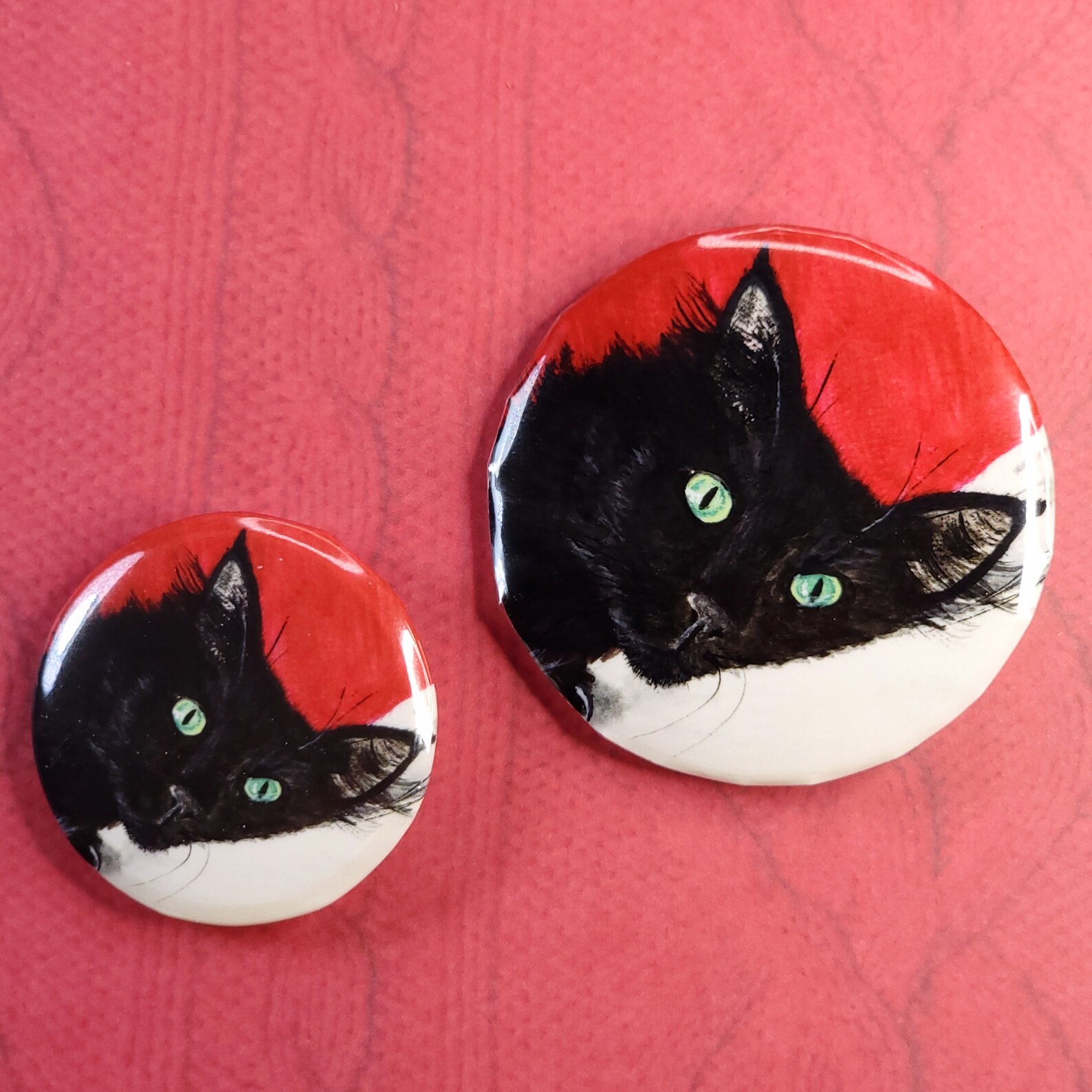 Spooky the Cat - Button - Etsy