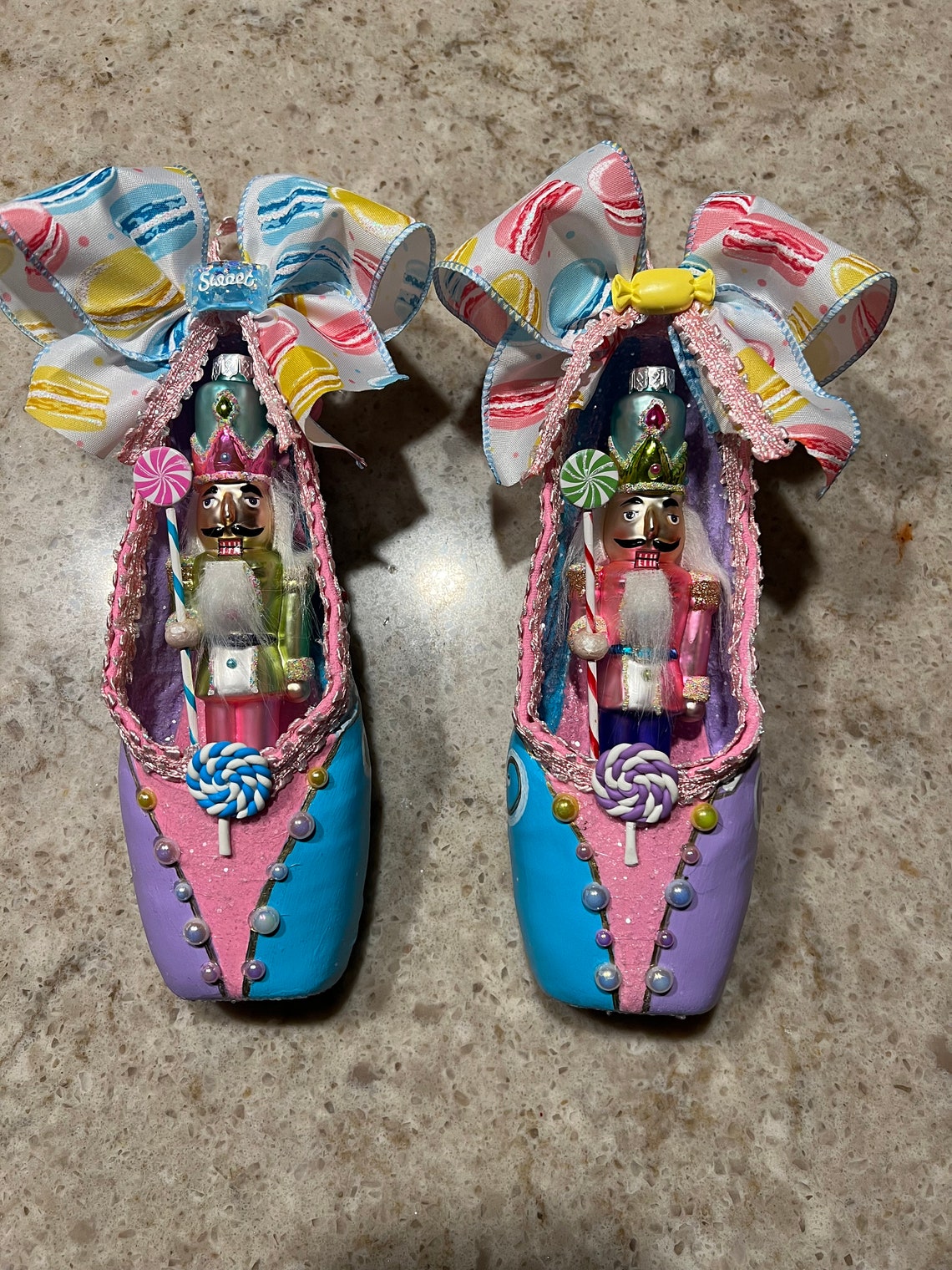 Painted Pointe Shoes-the Nutcracker Land of the Sweets Inspired - Etsy
