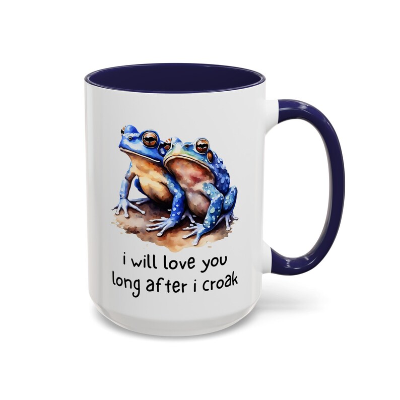 Super Cute Love Mug, Couples Coffee Cup, Toad Mug, I Love You Mug ...