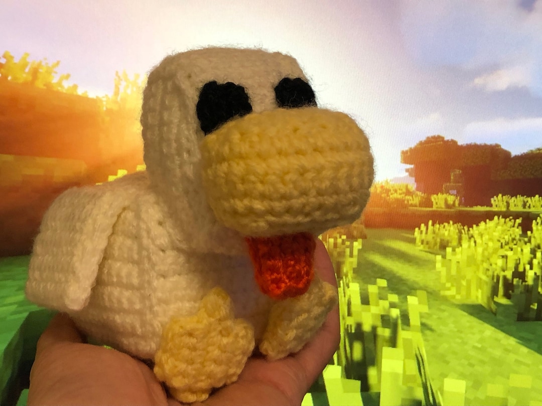 Minecraft Chicken Crochet Plushie - Pattern - Etsy