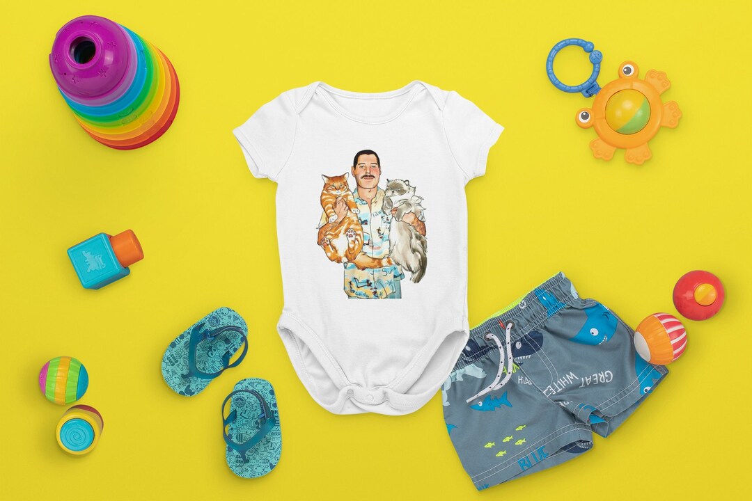 Freddie Mercury Baby Snapsuit Bodysuit - Etsy