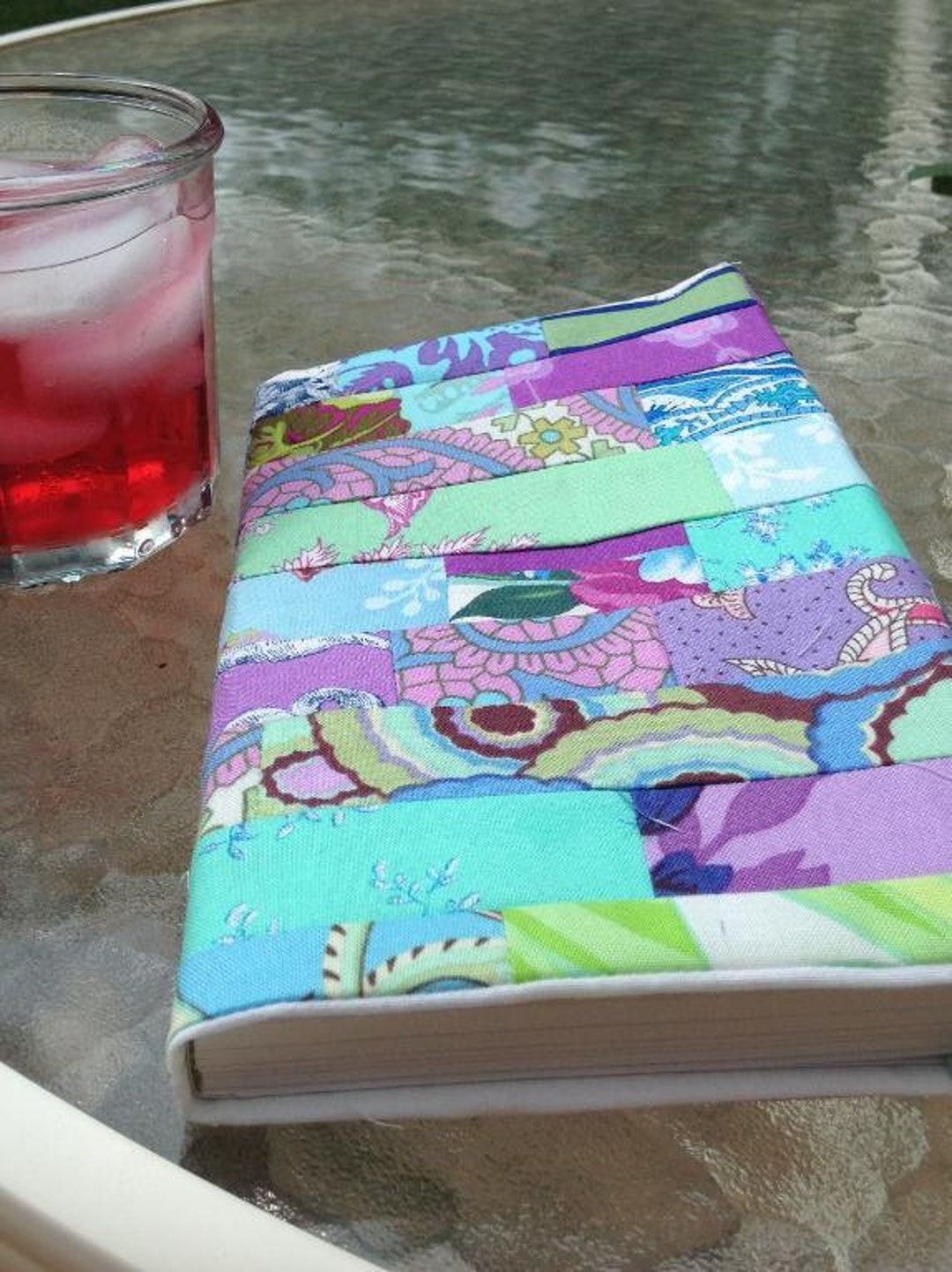 Quilted Book Cover Pattern: Custom Journal, Any Size (PDF Digital ...
