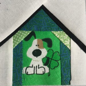 Doghouse Quilt Pattern: Paper Pieced Doggie Day Care (65" Sq) (PDF ...
