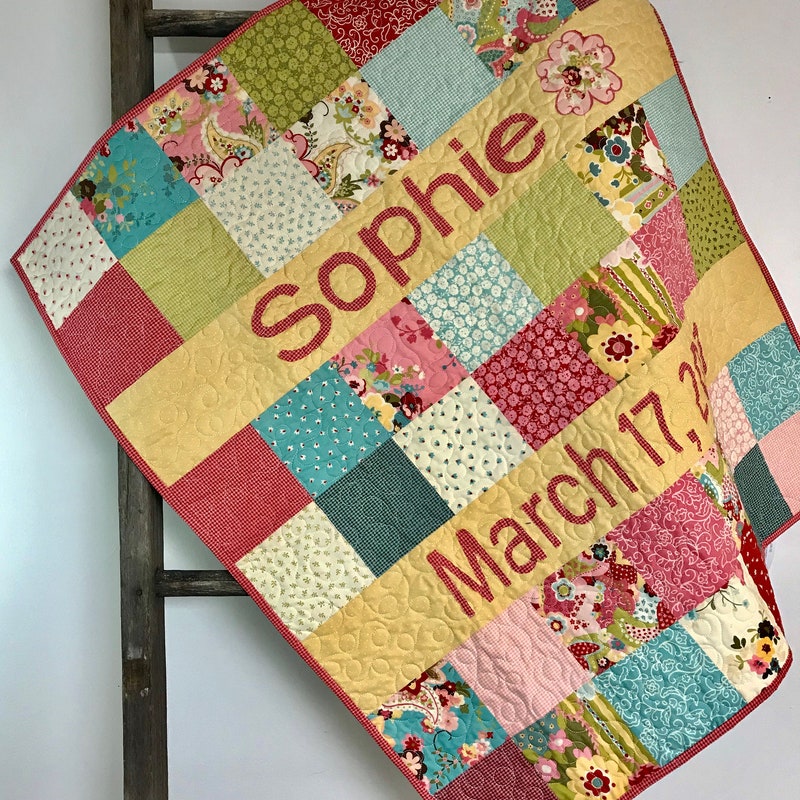 Baby Girl Quilt Pattern - Etsy