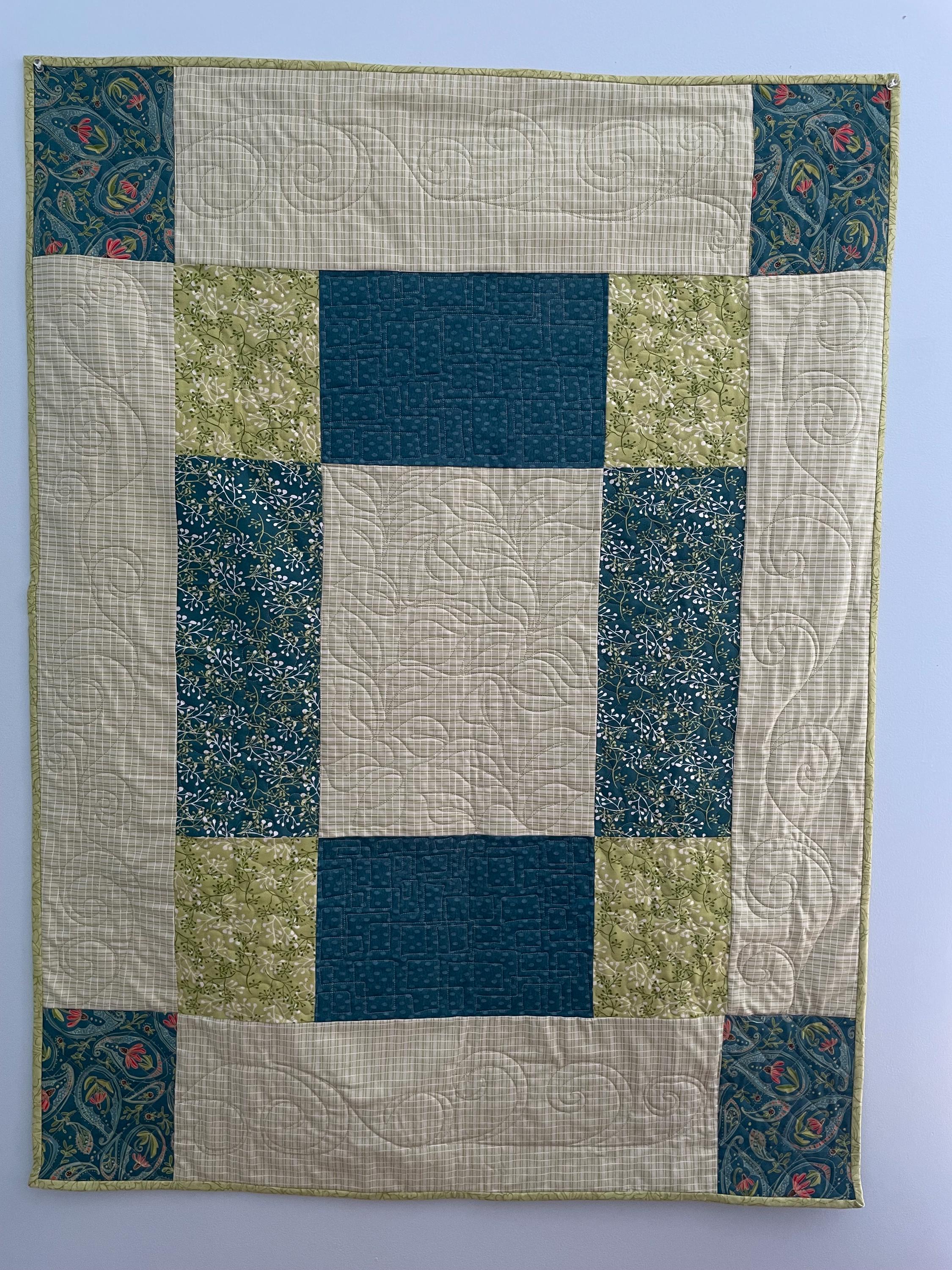 Easy Baby Quilt Pattern: Simple Big Blocks, Beginner Friendly (PDF ...