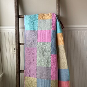 Modern Baby Quilt Pattern PDF Pattern Fat Quarter Friendly, Tilda ...