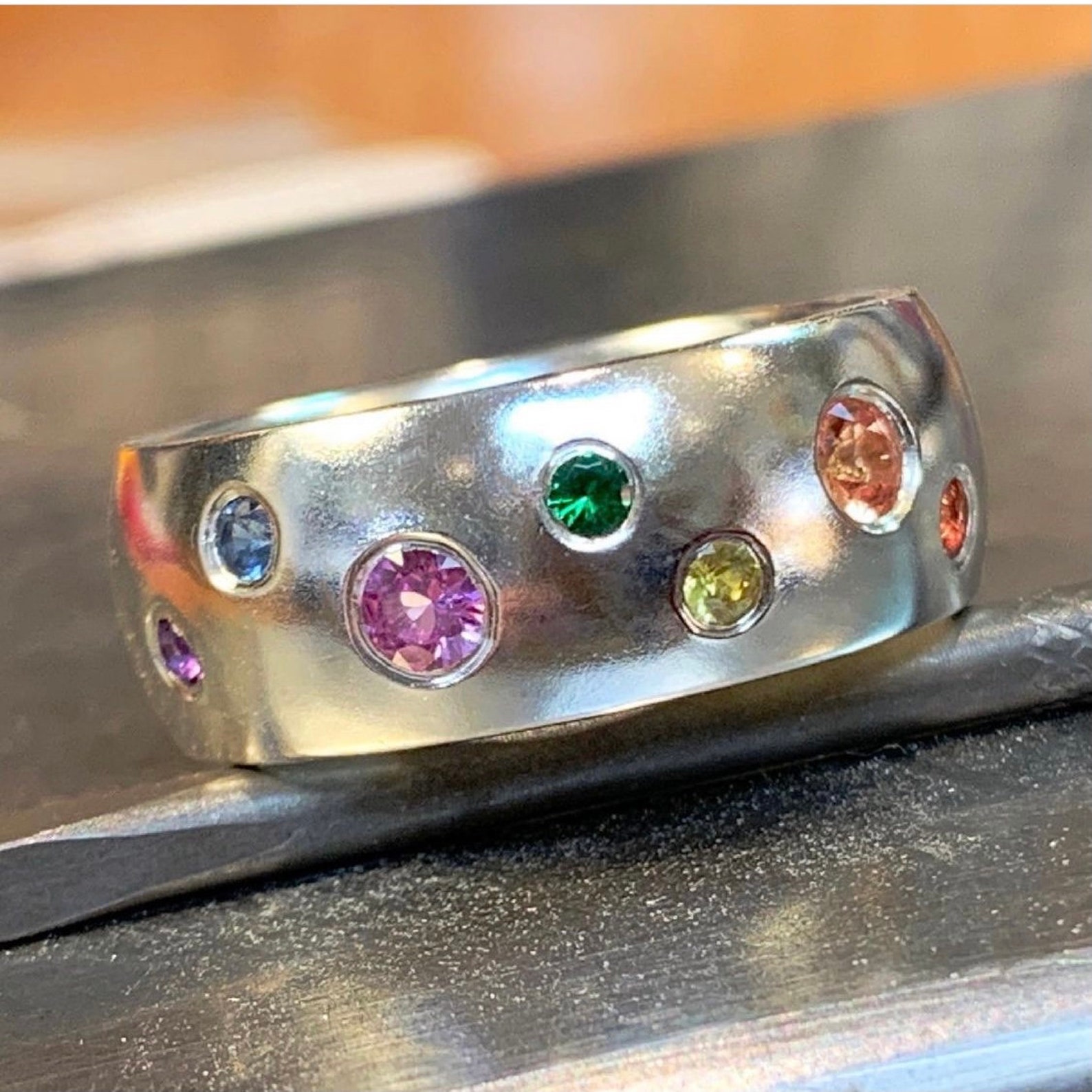 Birthstones Ring: YOU CHOOSE STONES Multi Gemstone Ring in | Etsy