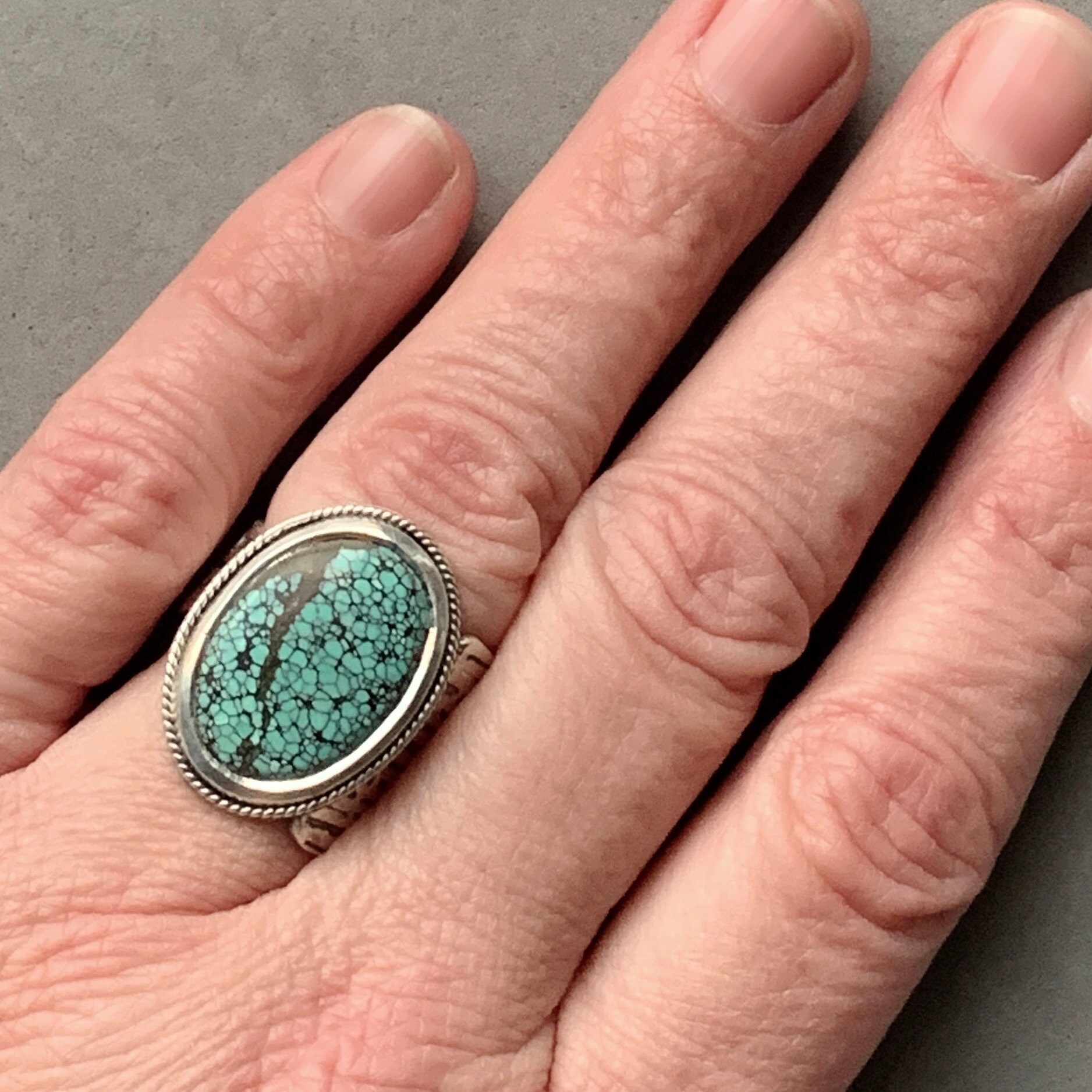 Turquoise Wrap Band, Ring - Etsy