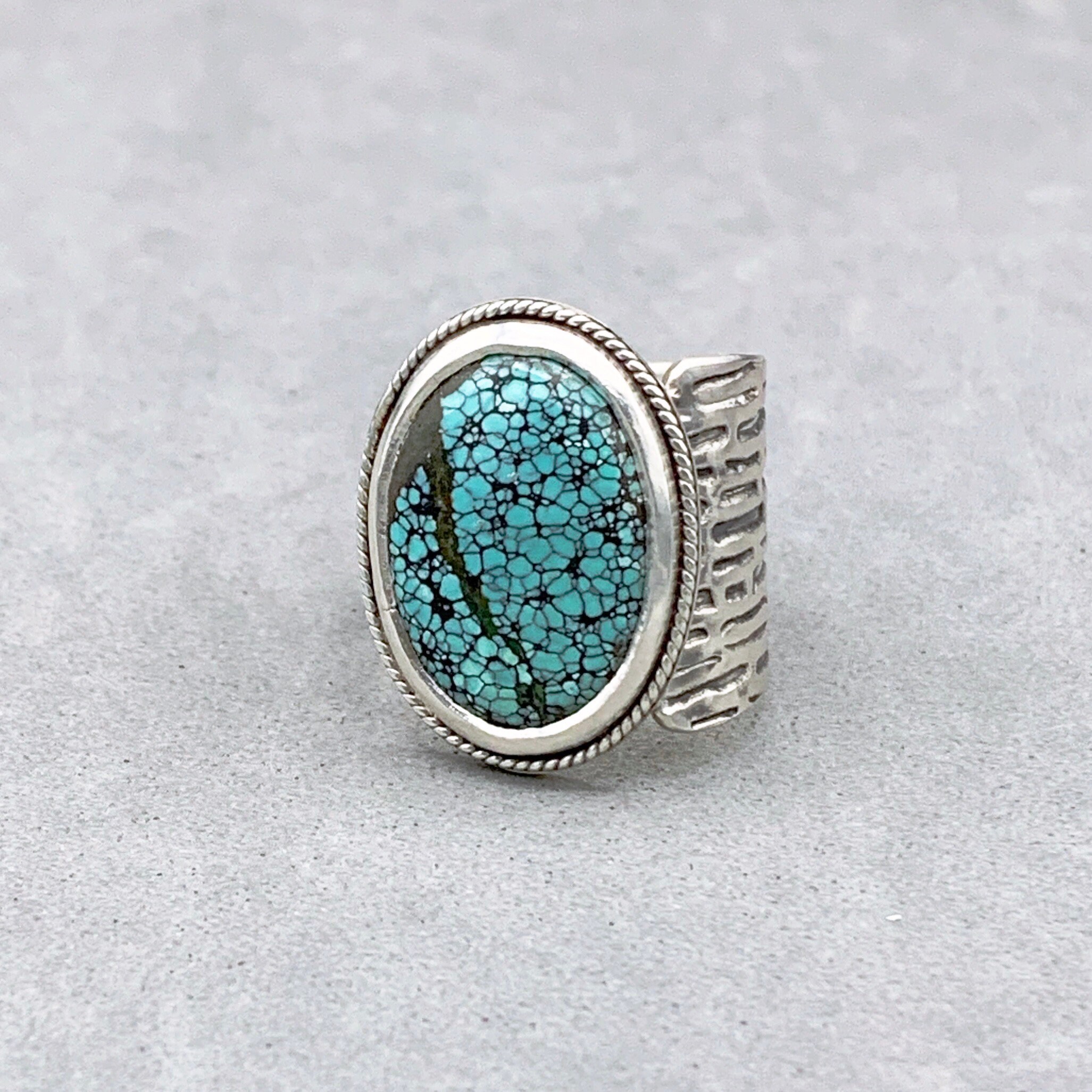 Turquoise Wrap Band, Ring - Etsy