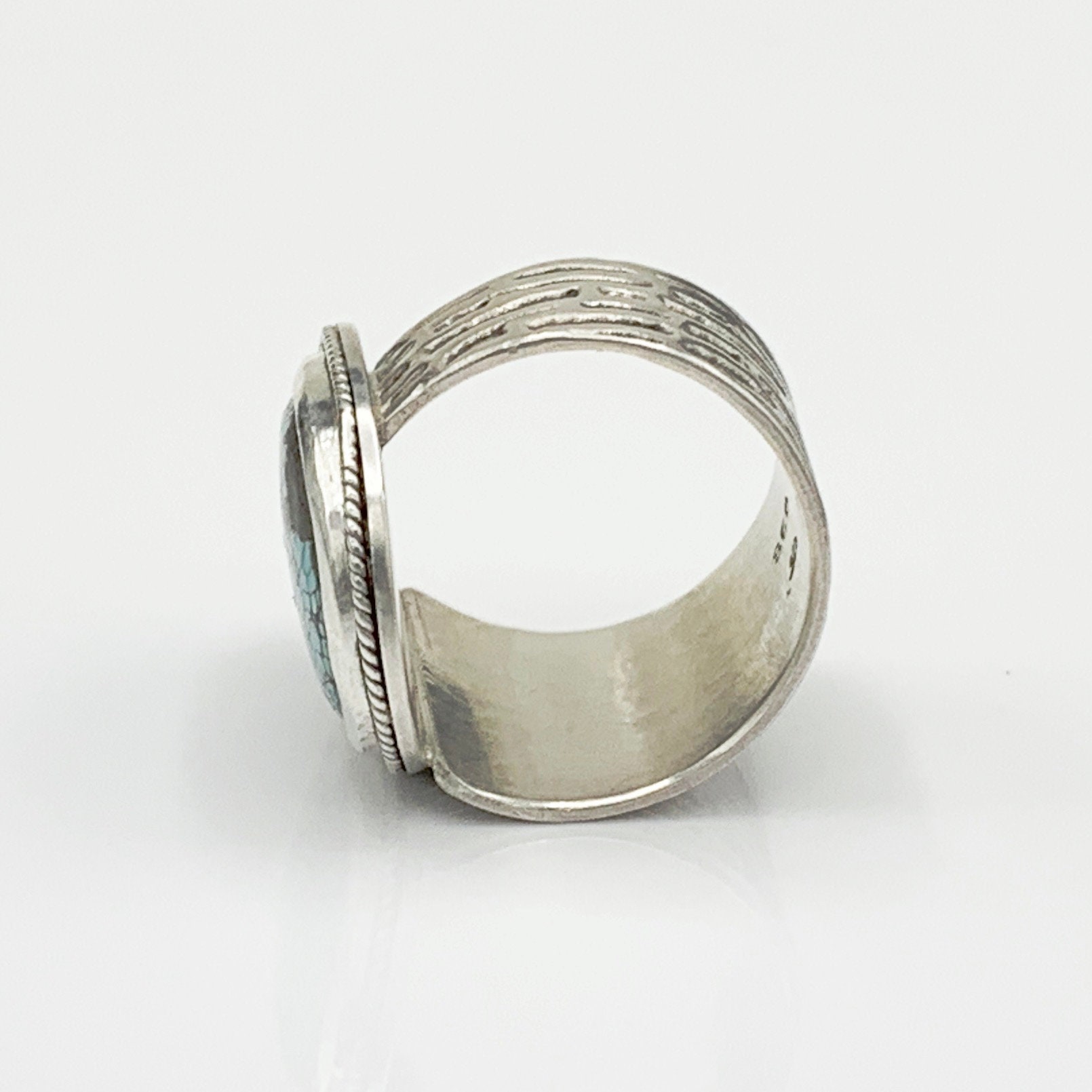 Turquoise Wrap Band Ring | Etsy