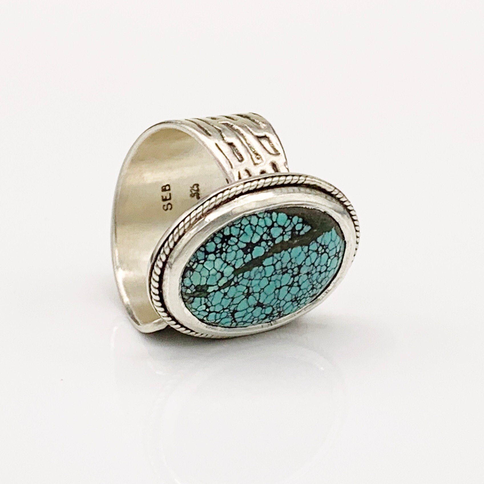 Turquoise Wrap Band, Ring - Etsy