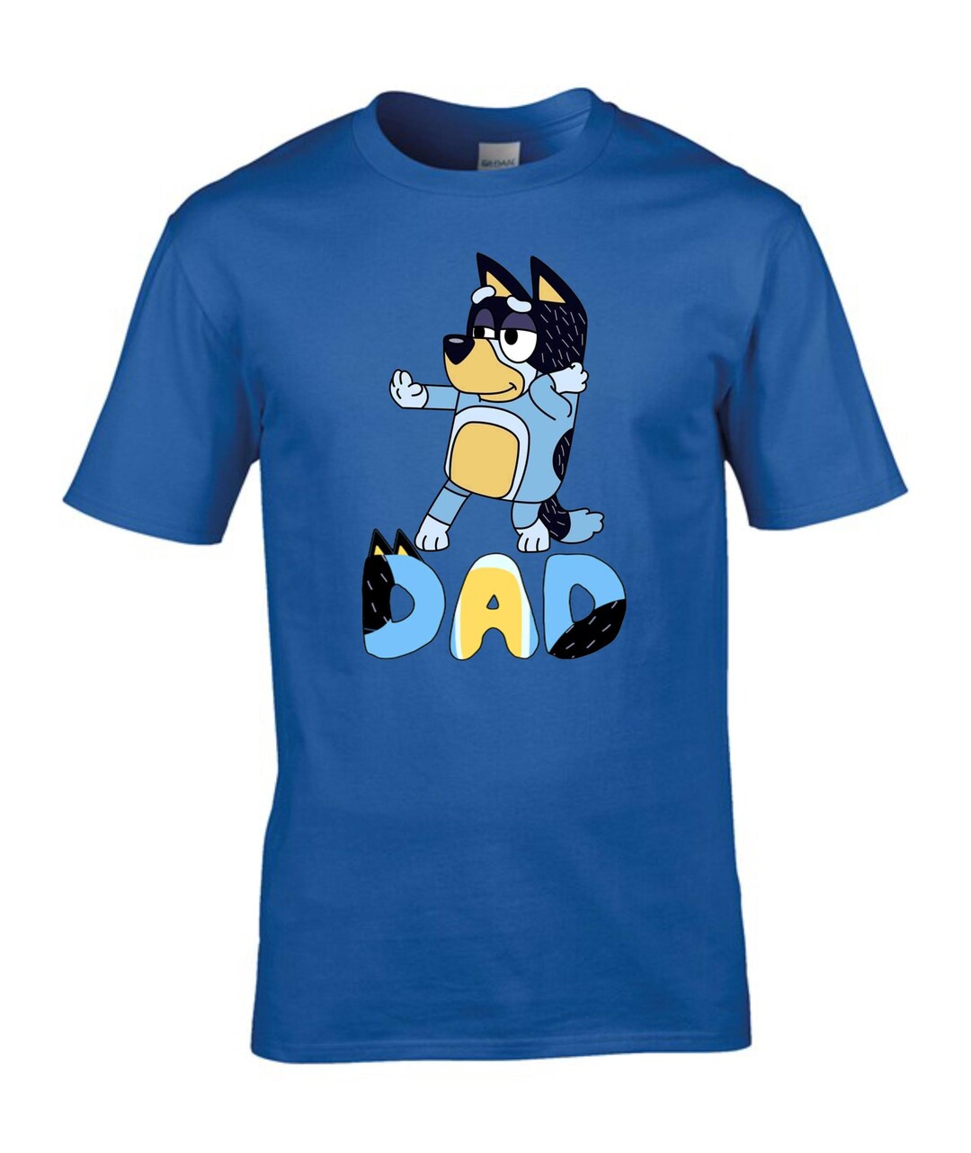 Bluey Dad T-shirt, Retro Dad Bluey Tshirt, Bluey Shirt, Bluey Bandit ...