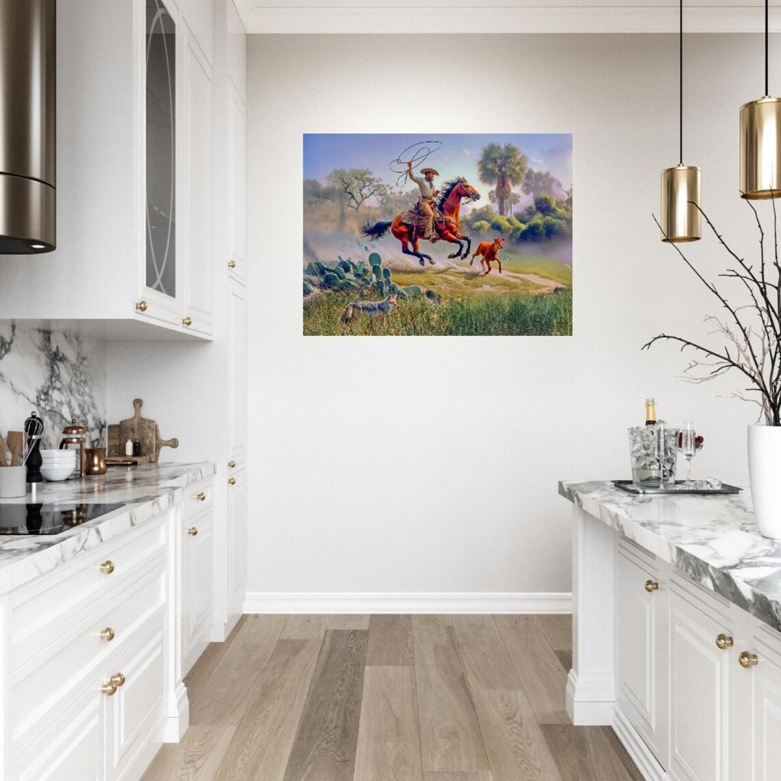 19th Century Vaquero Print South Texas Scenic Illustration - Etsy