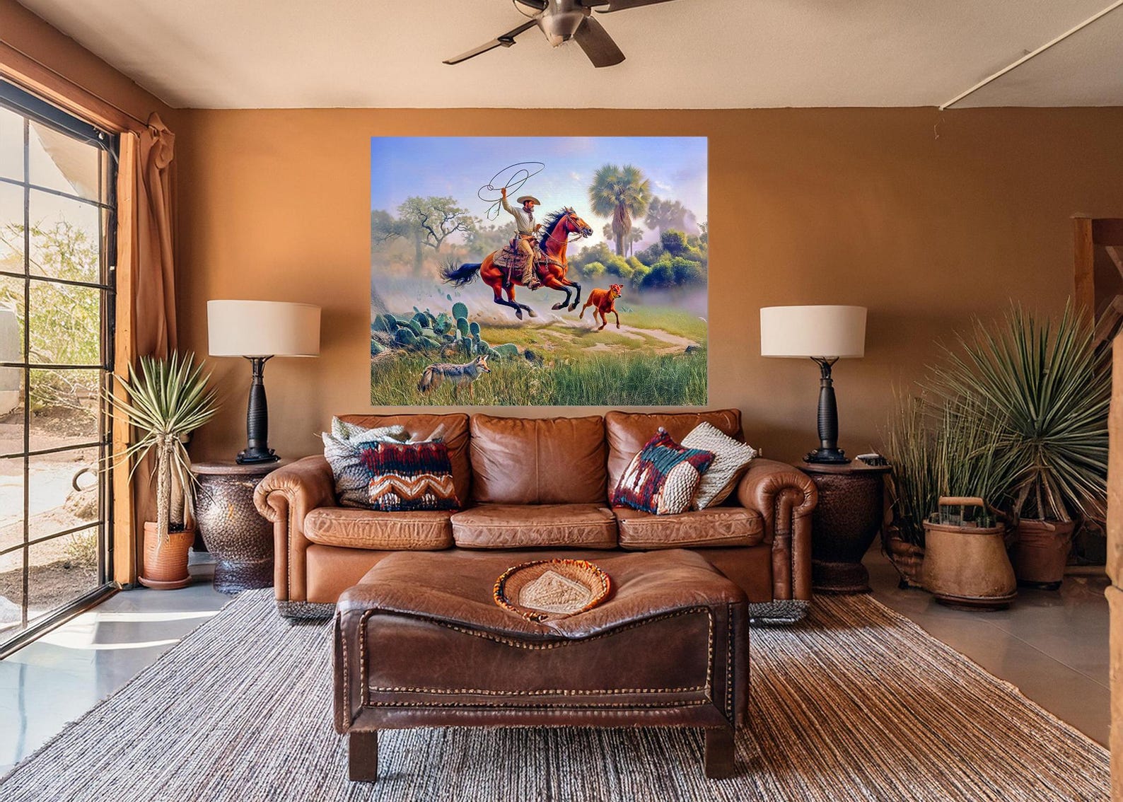 19th Century Vaquero Print South Texas Scenic Illustration - Etsy